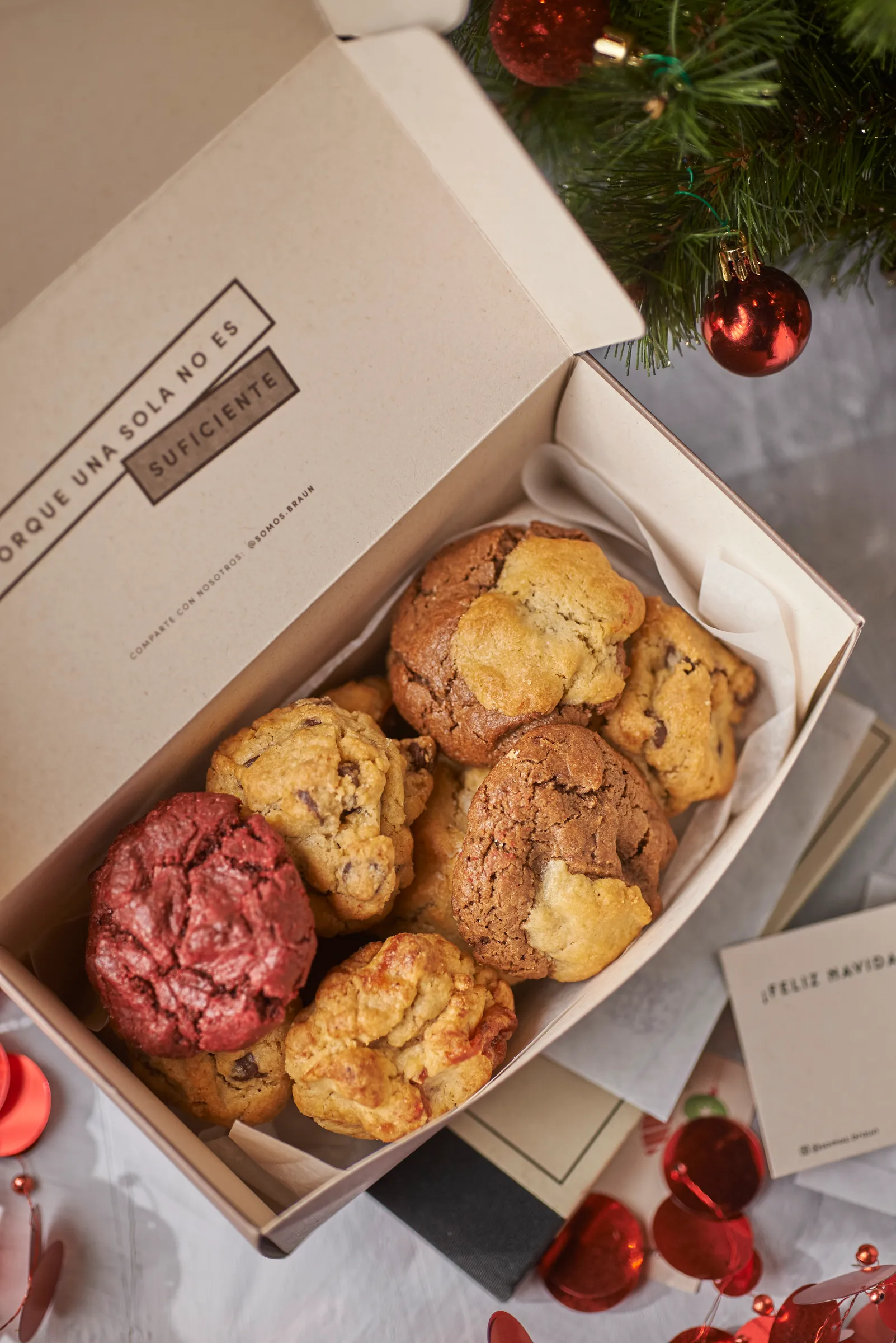 Caja 20 Mini Braun - Braun Cookies | galletas & soft serve