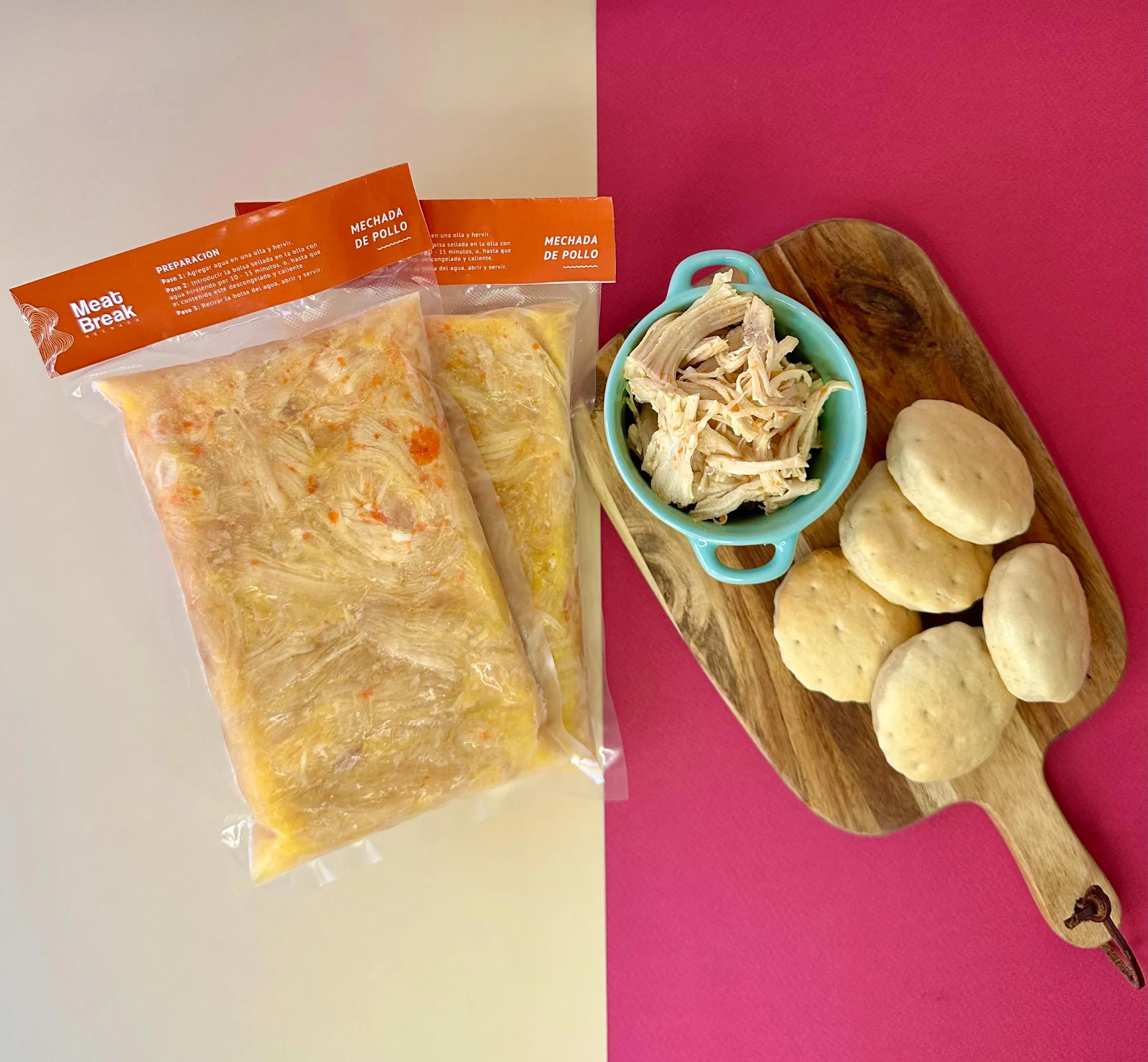 Carne mechada 1 kilo pollo - Meat Break | Carne Mechada