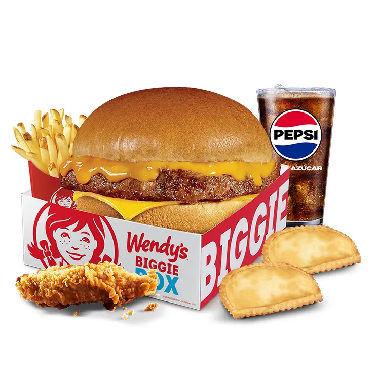 BOX DOBLE QUESO - Wendy's Chile - Calidad es Nuestra Receta