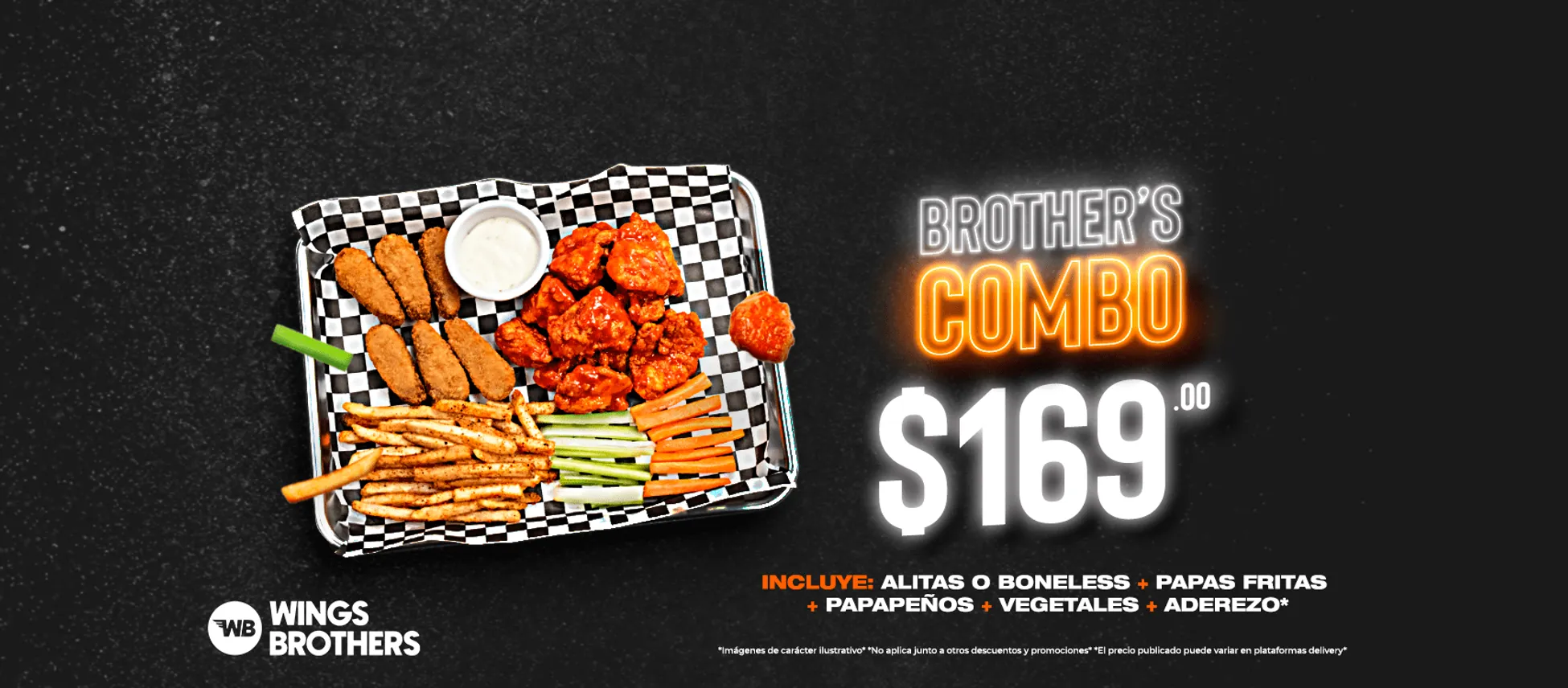 Wings Brothers | Alitas y Boneless en San Luis Potosí