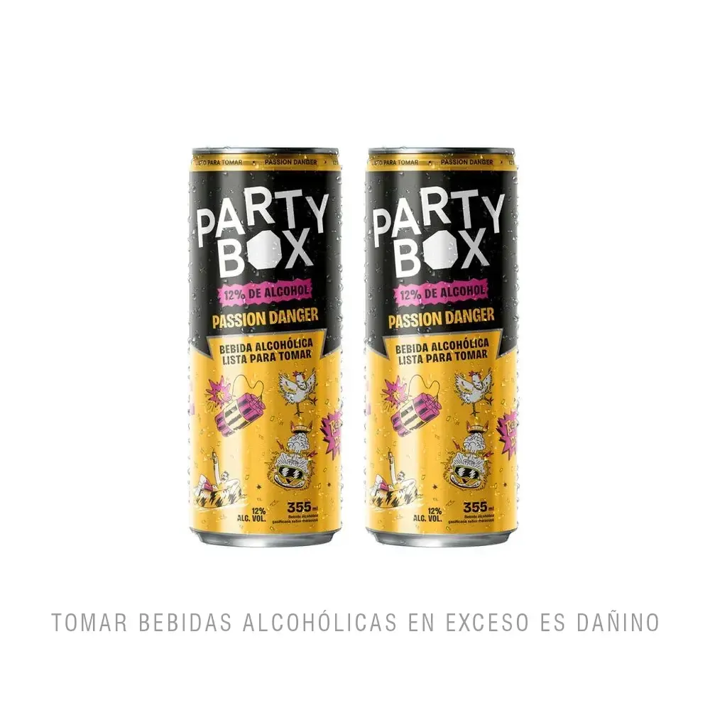 Pack 2 RTD Party Box Passion Danger Lata 355 ml - Tambo | Cada vez más ...