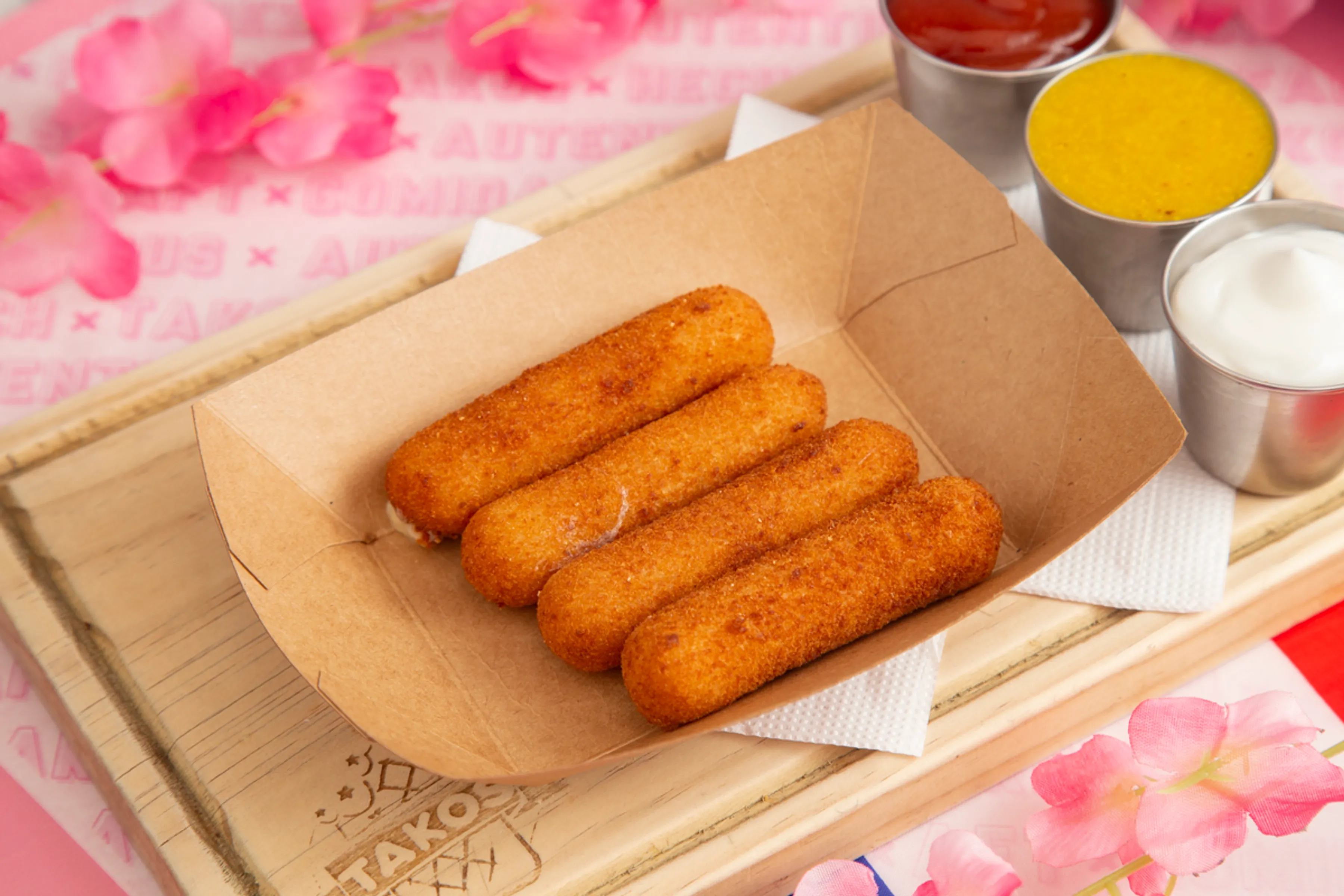 Cheesesticks (4 unidades) - Autentiko French Takos - Online