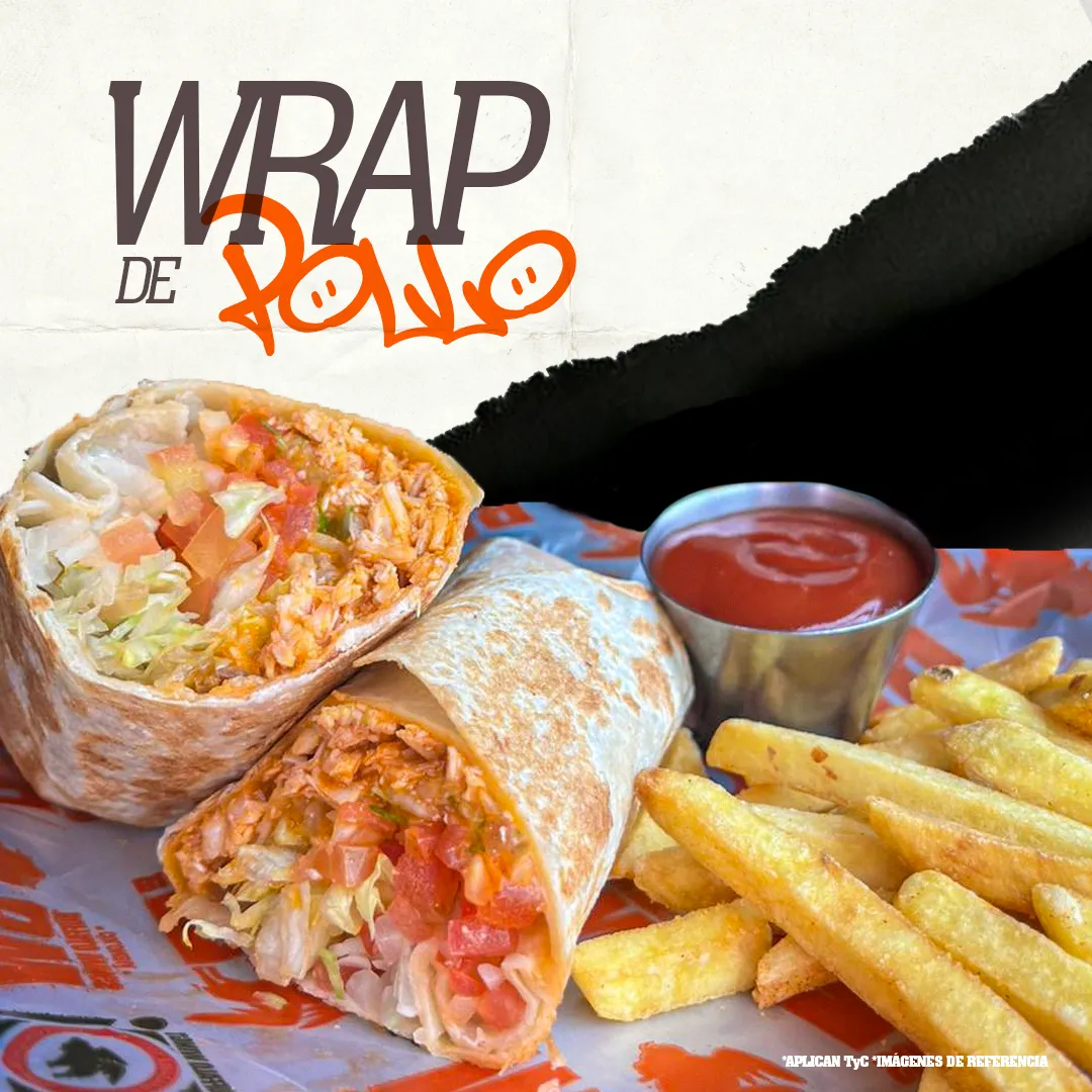 Wrap de Pollo - Buffalo Wings | Ordena online