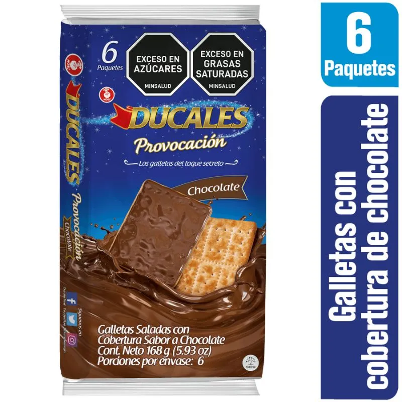 Galletas ducales provocacion chocolate x 168 grs - Supermercados La 80 ...