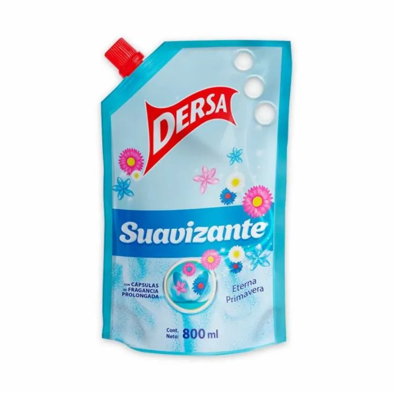 SUAVIZANTE DERSA ETERNA PRIMAVERA 800ML DOYPACK - Supermercados La 80 ...