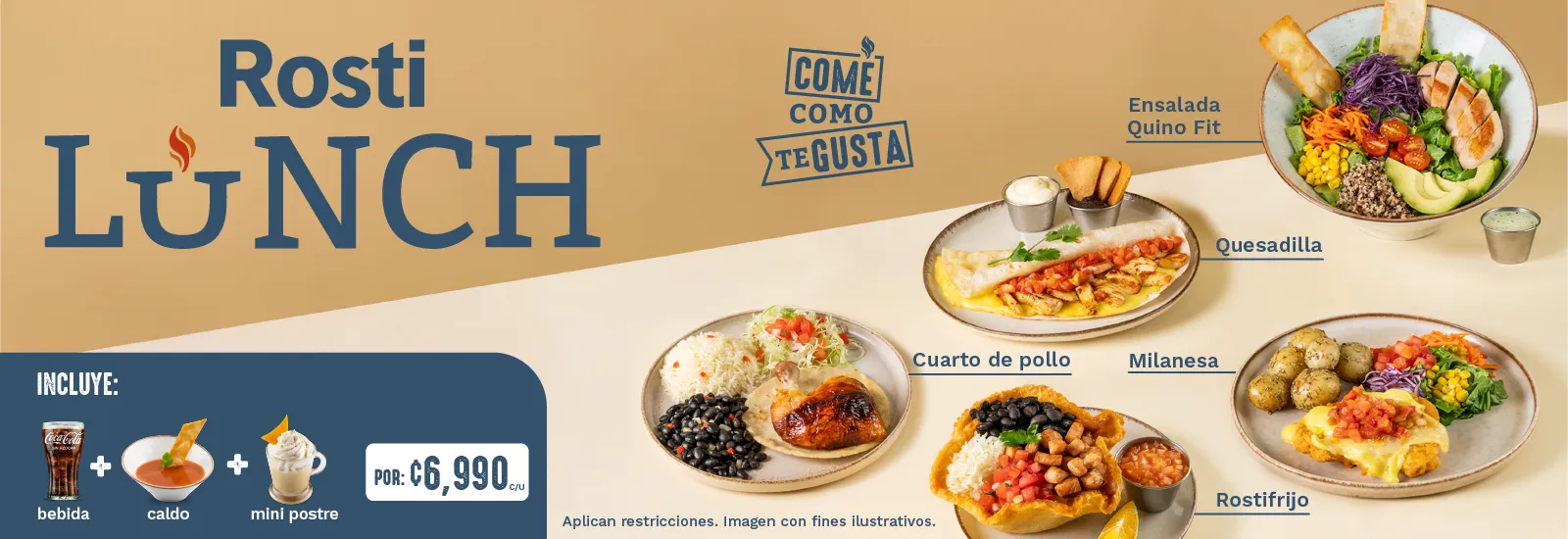 Rosti Costa Rica | Descubrí el Menú de Rosti