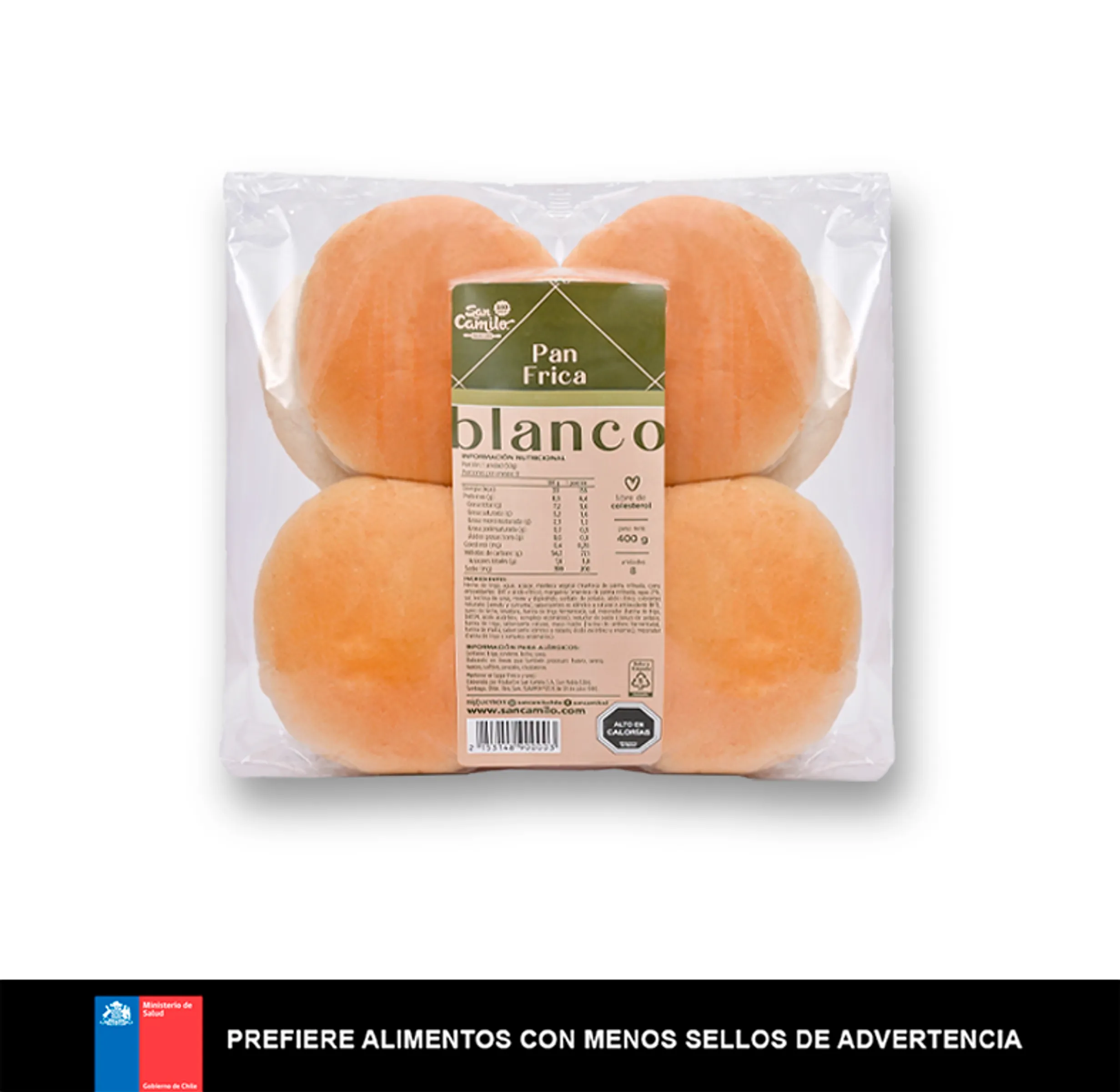Pan Frica 8 Unidades Envasado - San Camilo - Tienda Online Panadería ...