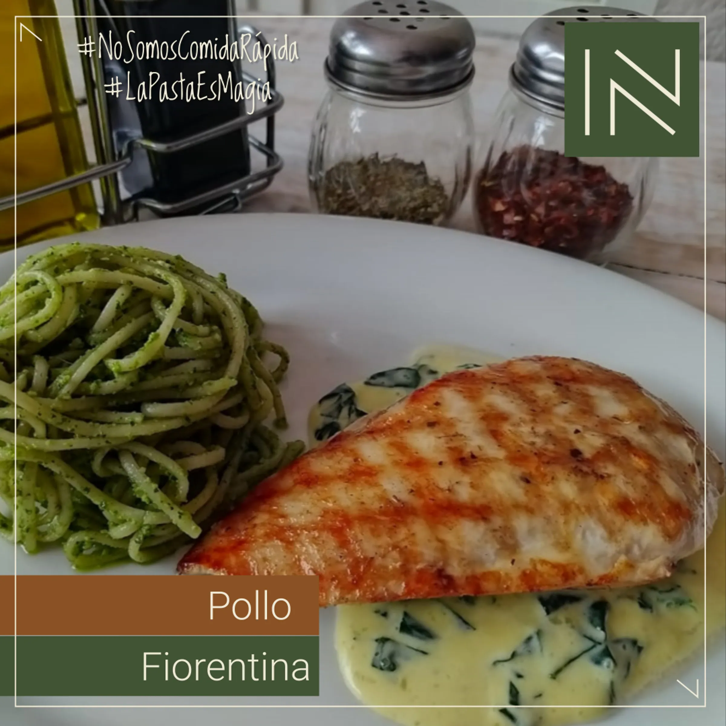 Pollo Fiorentina 180 gr - IL NONNO Trattoria de Barrio | Cocina ...