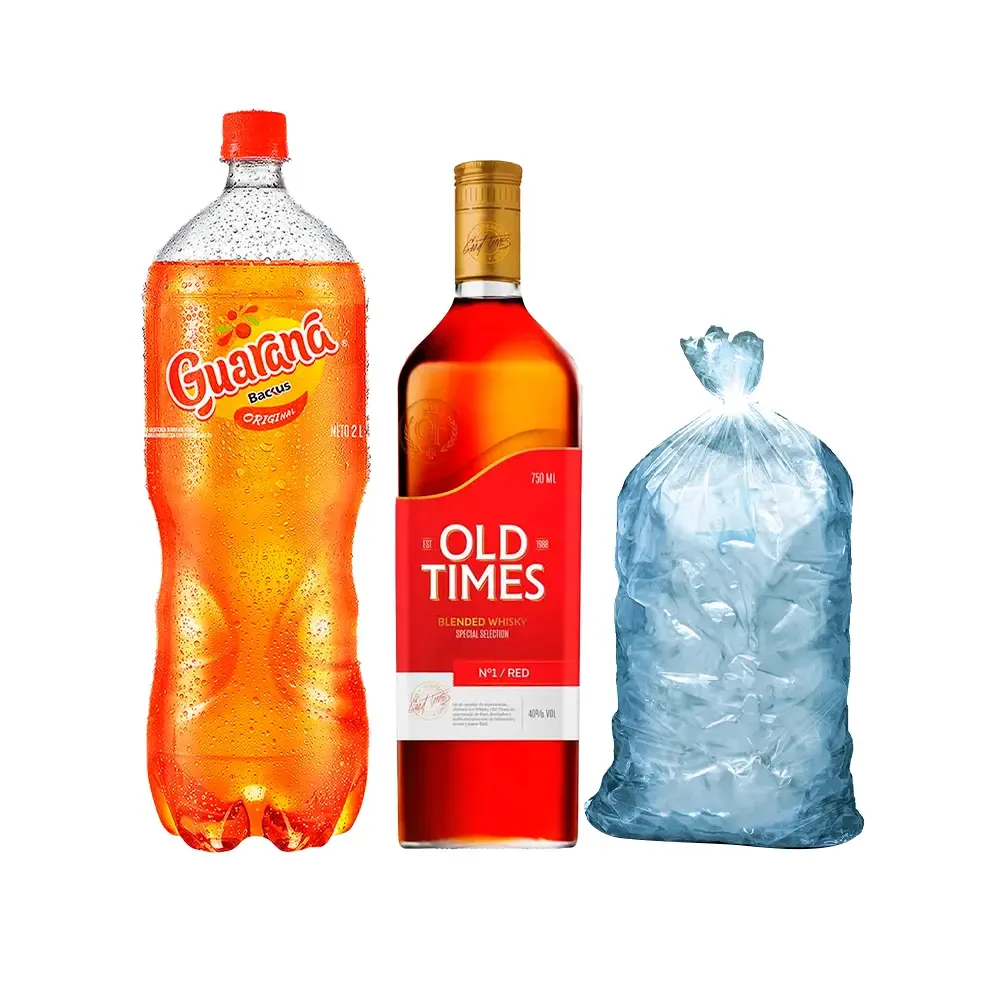 Pack 1 Whisky Old Times Red Label 750Ml + 1 Guaraná Vitaminizada 2Lt ...