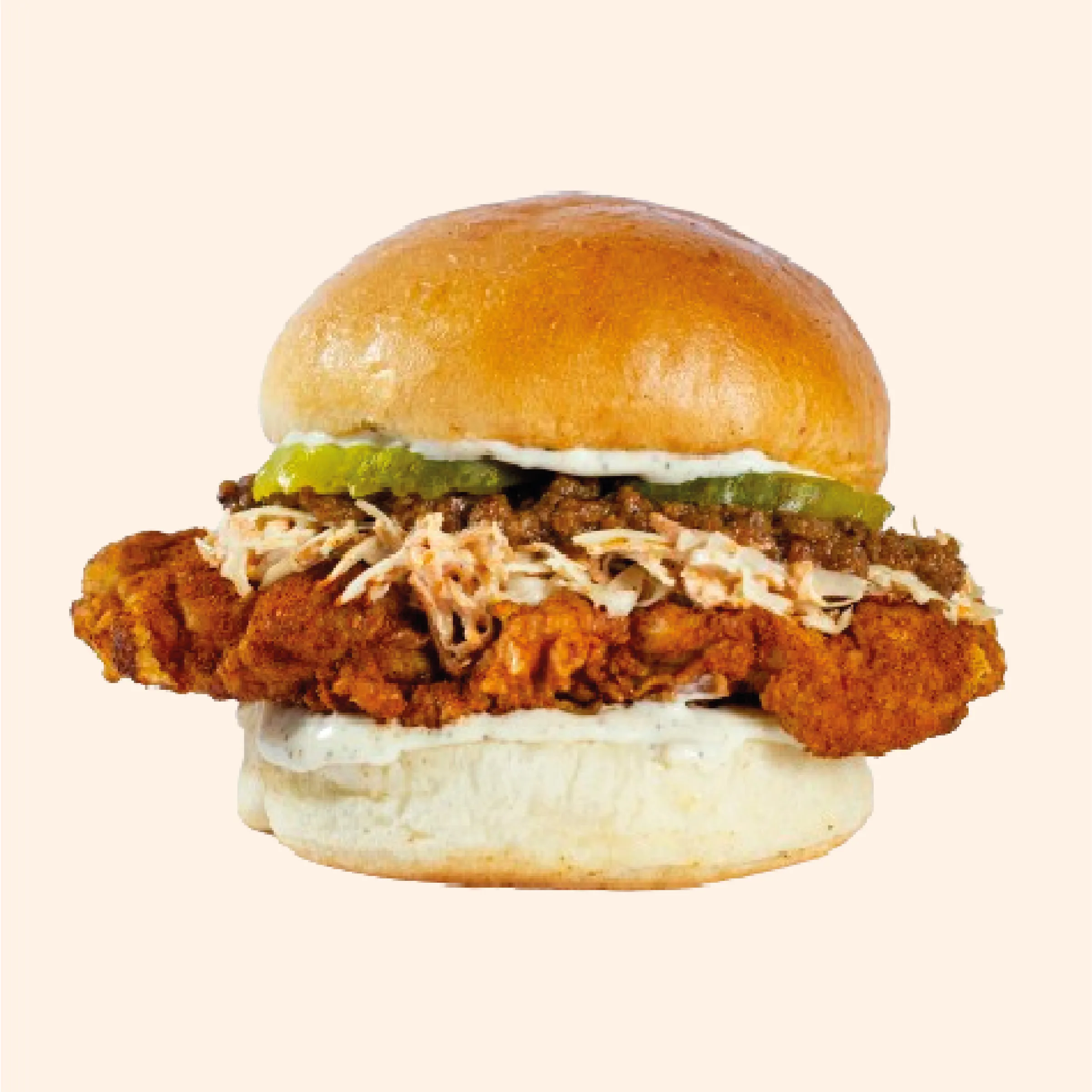 Burger pollo spicy - Chum Burgers | Pide tu domicilio