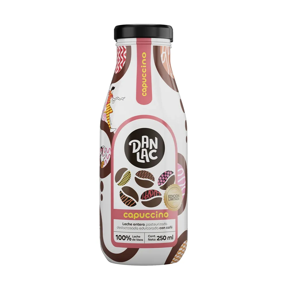 Cafe Con Leche Entera Danlac Sabor Capuccino Bot x 250 Ml - Tambo ...