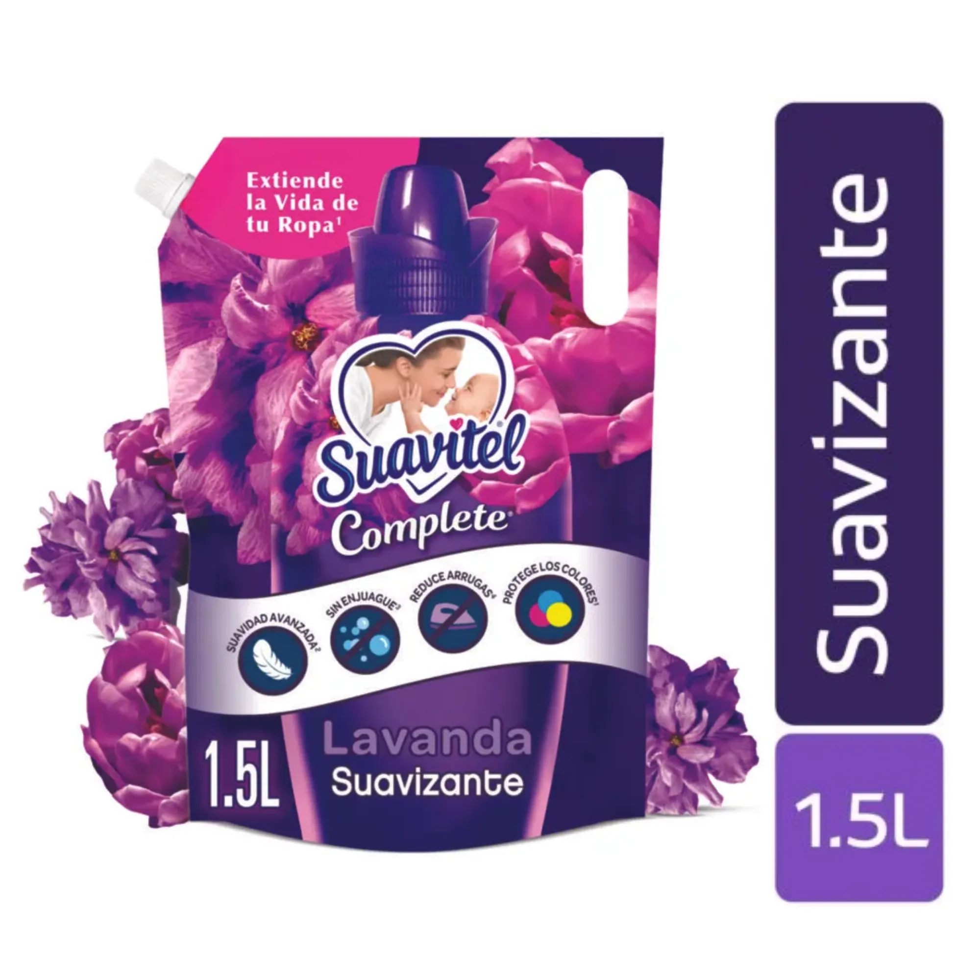 SUAVIZANTE SUAVITEL COMPLETE LAVANDA 1500ML DOYPACK - Supermercados La ...