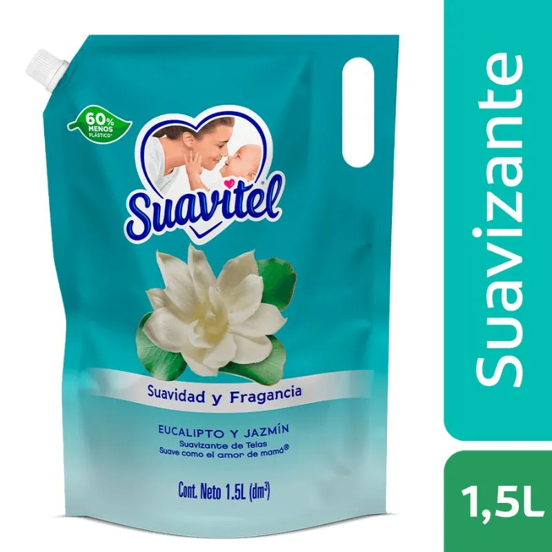 SUAVIZANTE SUAVITEL EUCALIPTO Y JAZMIN 1500ML DOYPACK - Supermercados ...