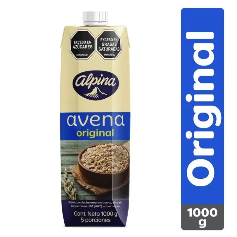 AVENA ALPINA ORIGINAL 1000G TETRAPACK - Supermercados La 80 | Compra online