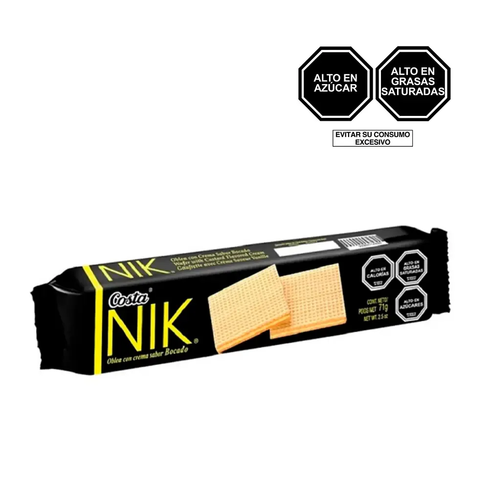 Wafer Nik Vainilla 72 g - Tambo | Cada vez más cerca