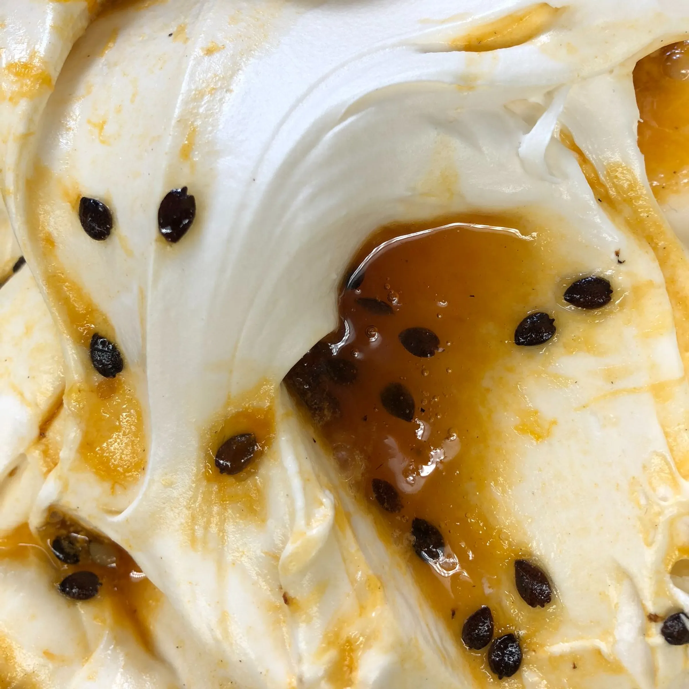 Yogurt maracuyá - El Toldo Azul - Heladería Artesanal