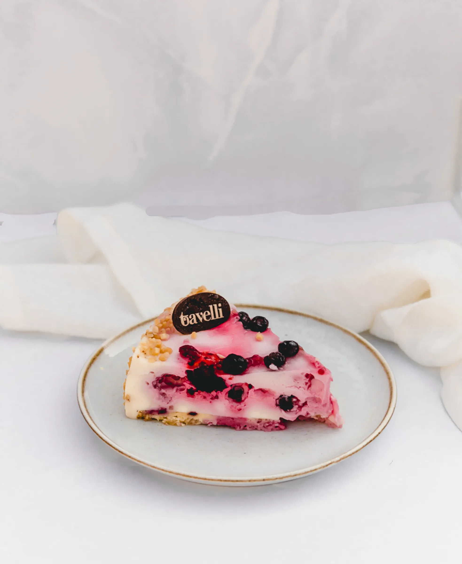 Cheesecake de Berries - Cafeterías Tavelli - Clásico sabor y estilo