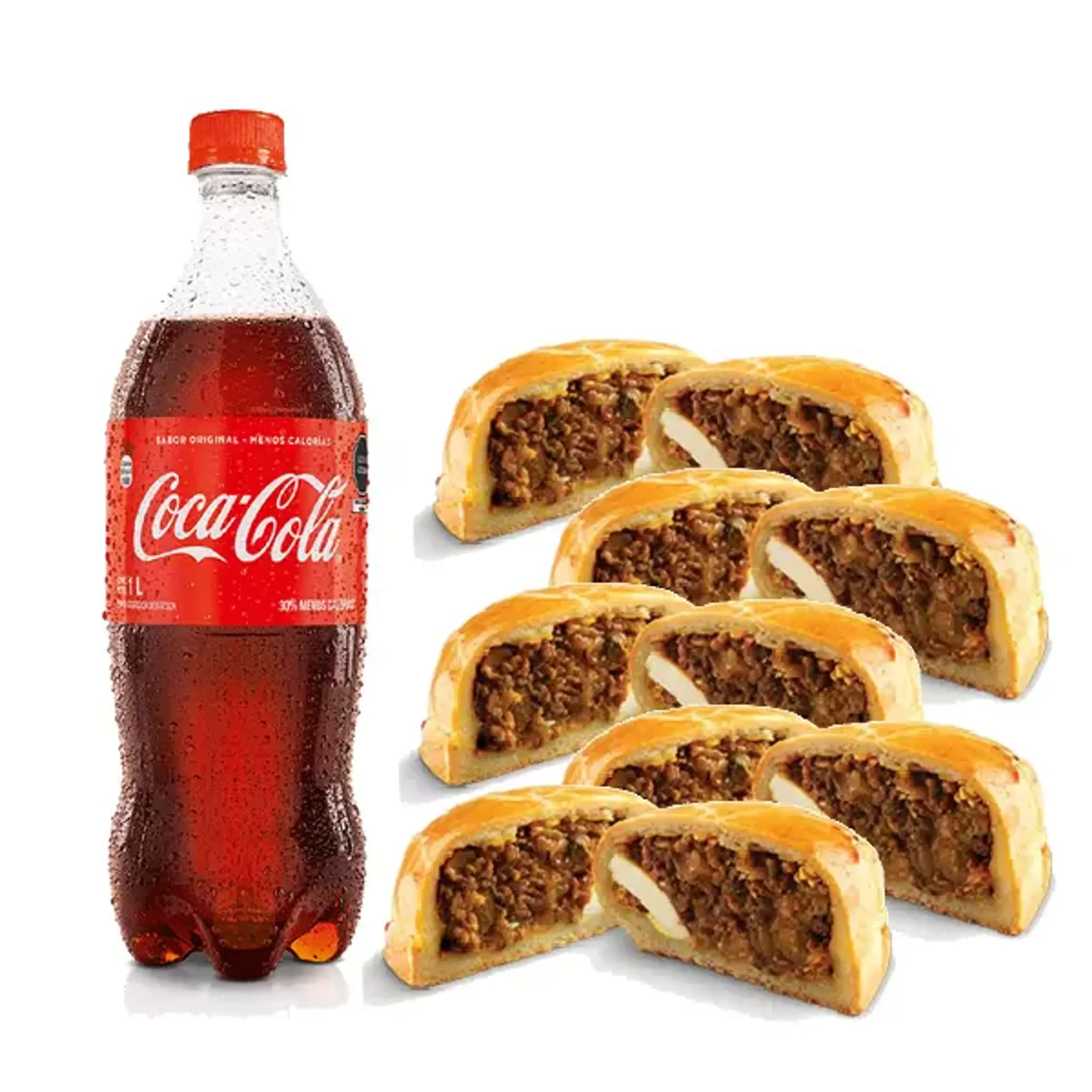 Pack (5 Empanada De Carne + 1 Coca Cola x 1 Lt) - Tambo | Cada vez más ...