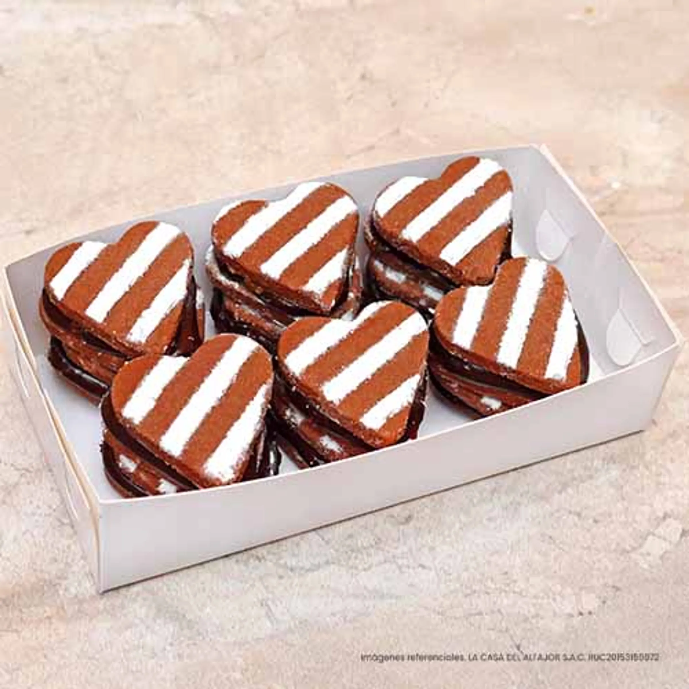 Corazón Sabor Chocolate caja x 12 - La Casa del Alfajor | El que viene ...