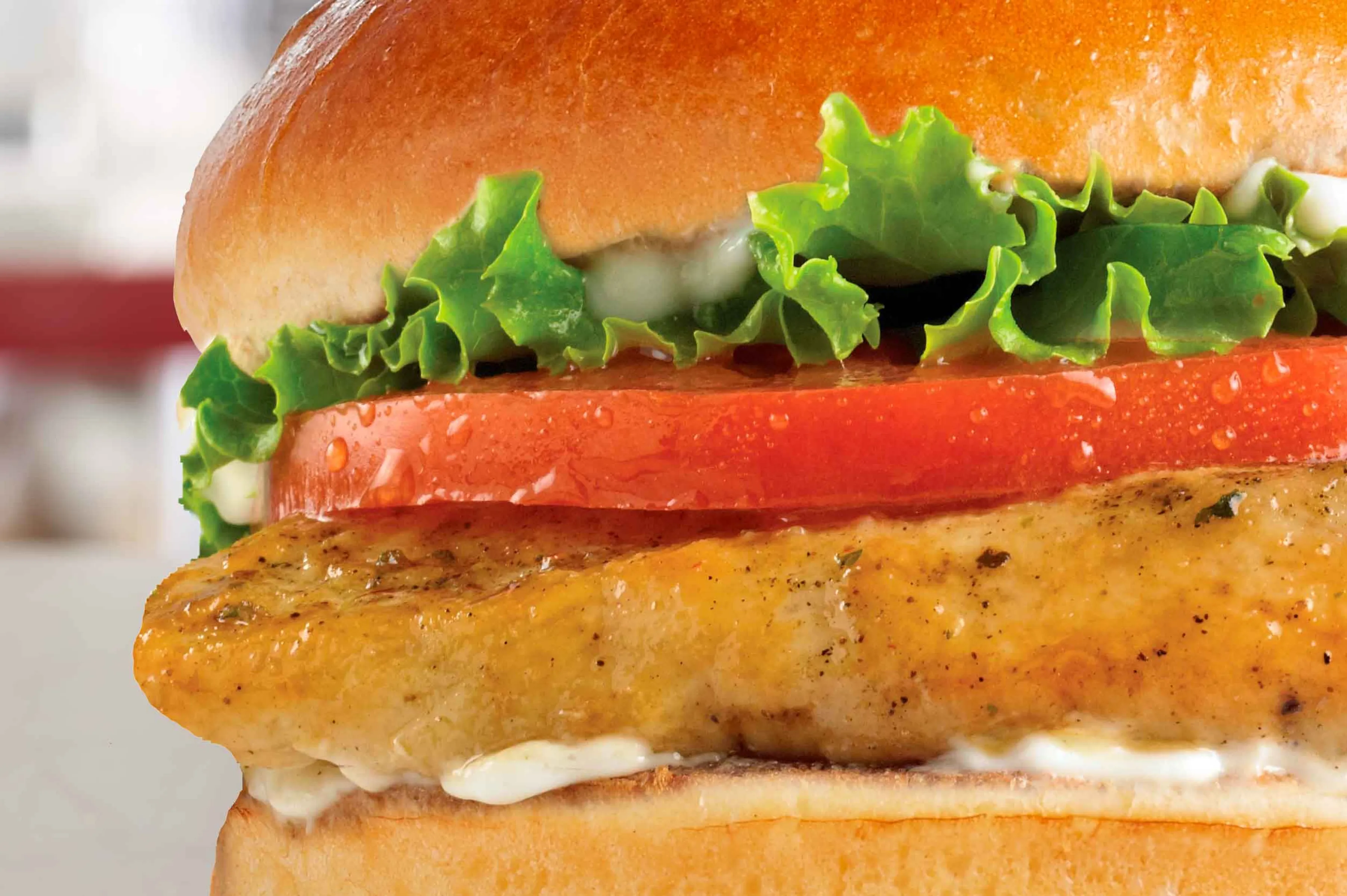 Grilled Chicken Breast Sandwich + Fries - Johnny Rockets | Burgers ...