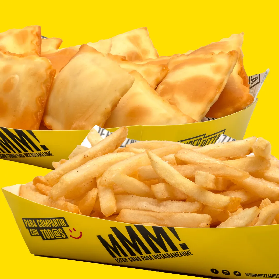 Mix Papas y Empanadas - Under Pizza - ¡La pizza para tod@s! 💛