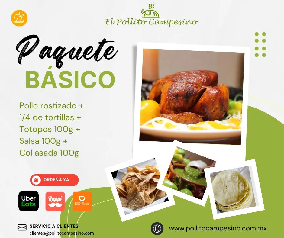 Básico 1 Pollo - El Pollito Campesino - Ordena Ya!