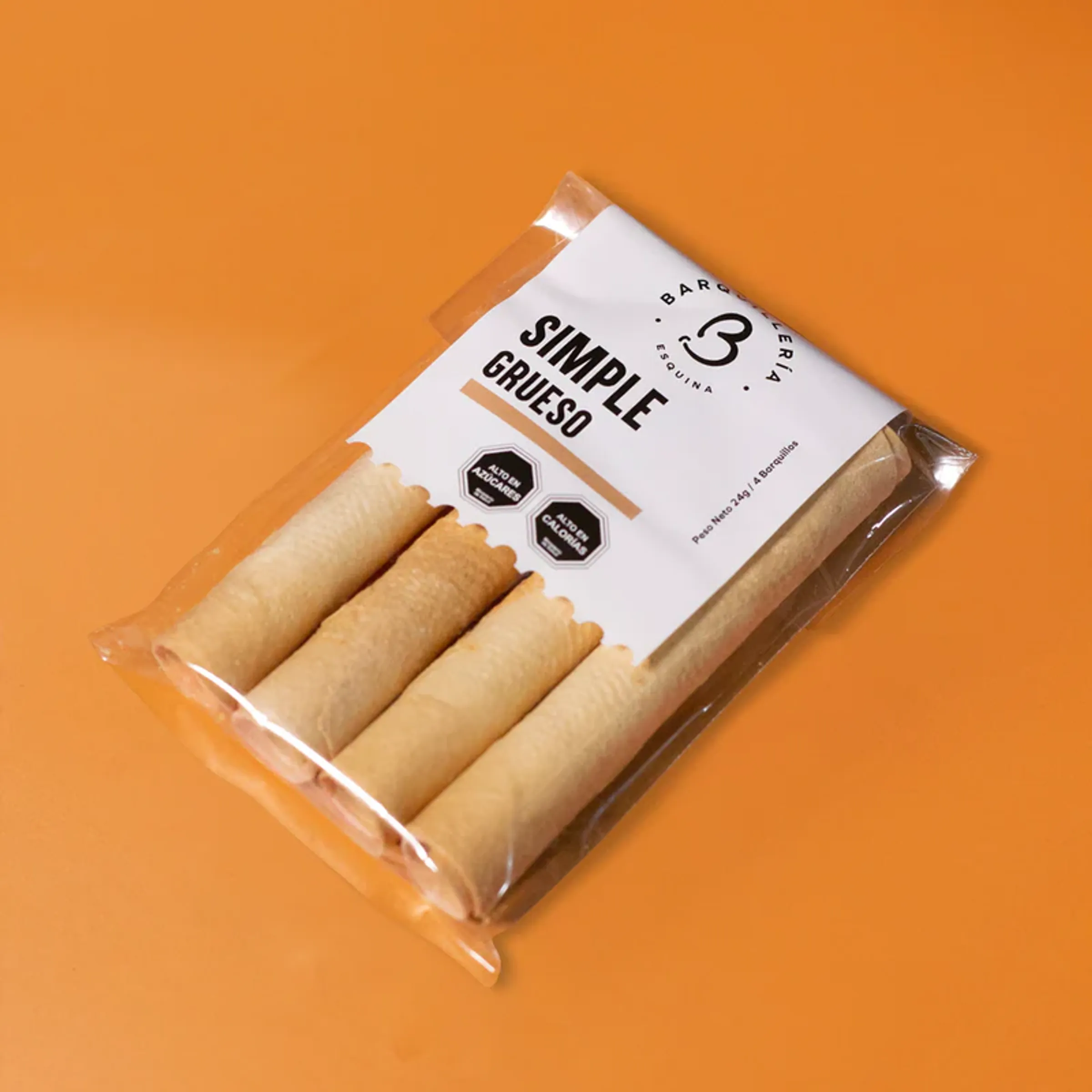 Barquillos simples gruesos pack 4u - AM | DULCERIA - 1979