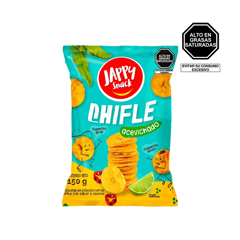 Chifle Jappy Snack Acevichado 150 Gr - Tambo | Cada vez más cerca
