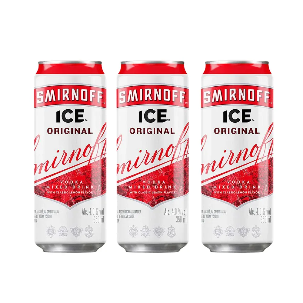 Pack (3 Rtd Smirnoff Ice Red Lata x 350 Ml) - Tambo | Cada vez más cerca