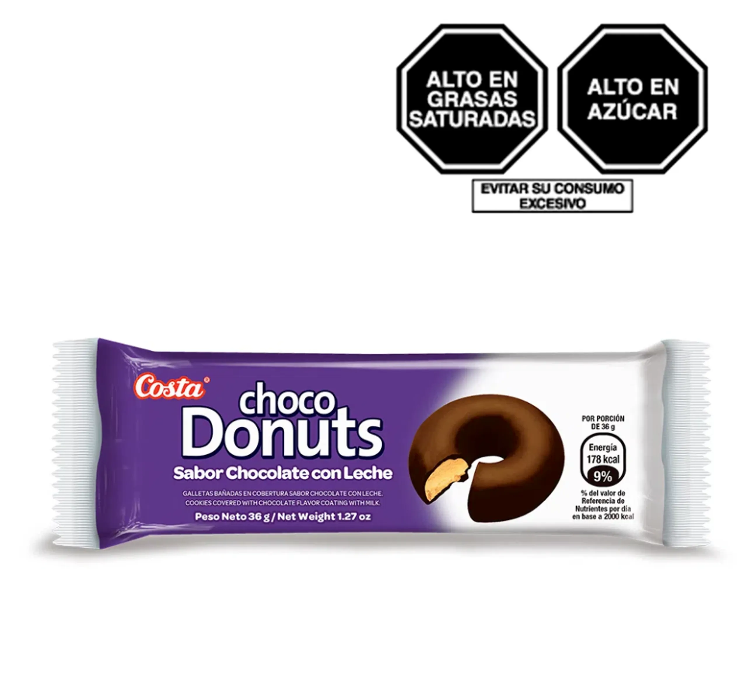 Galleta Chocodonuts Leche Costa 36 g - Tambo | Cada vez más cerca