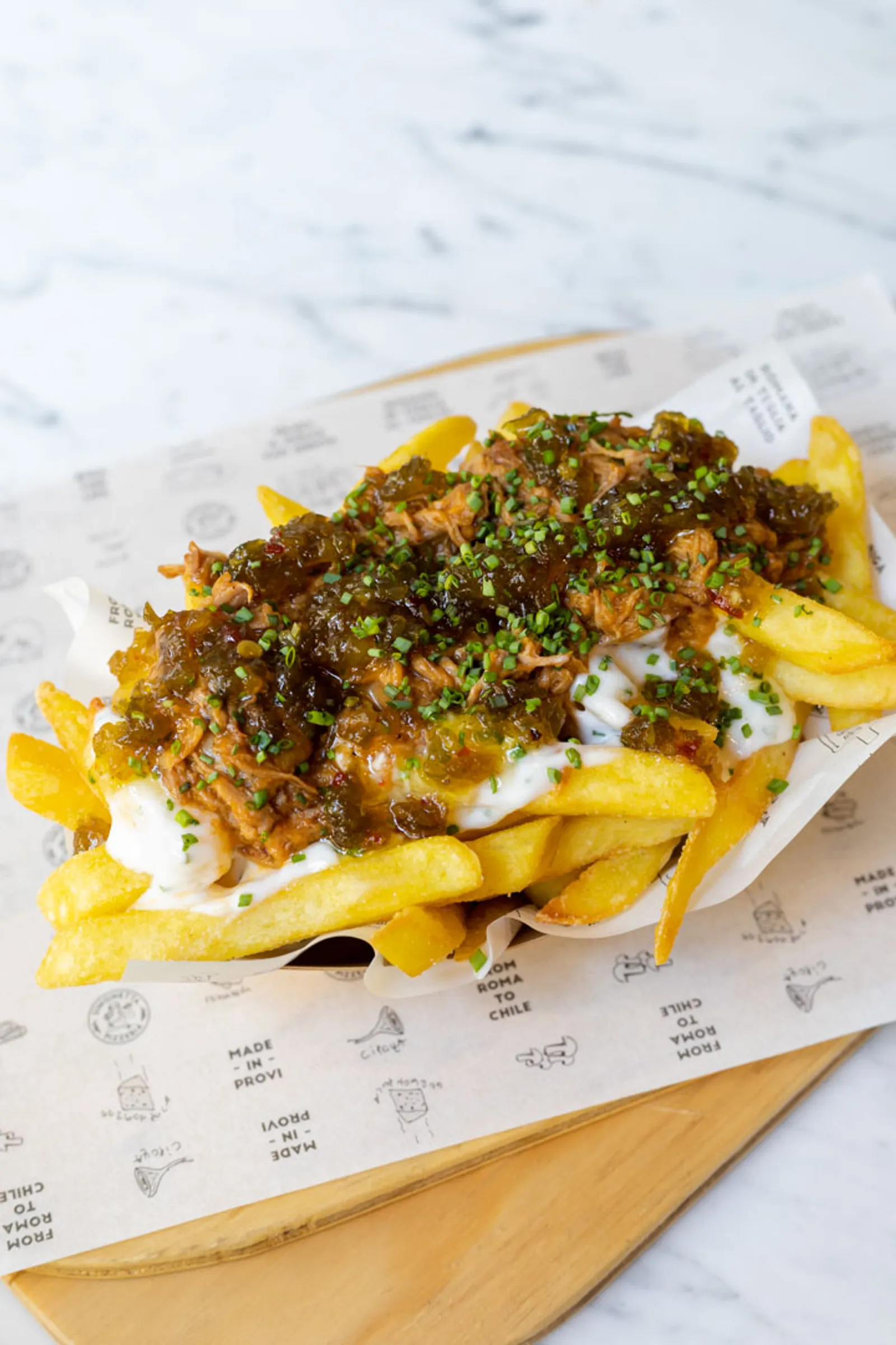 Papas Mechada Jalapeño Grandes - Simonetta Pizzería | Pide online