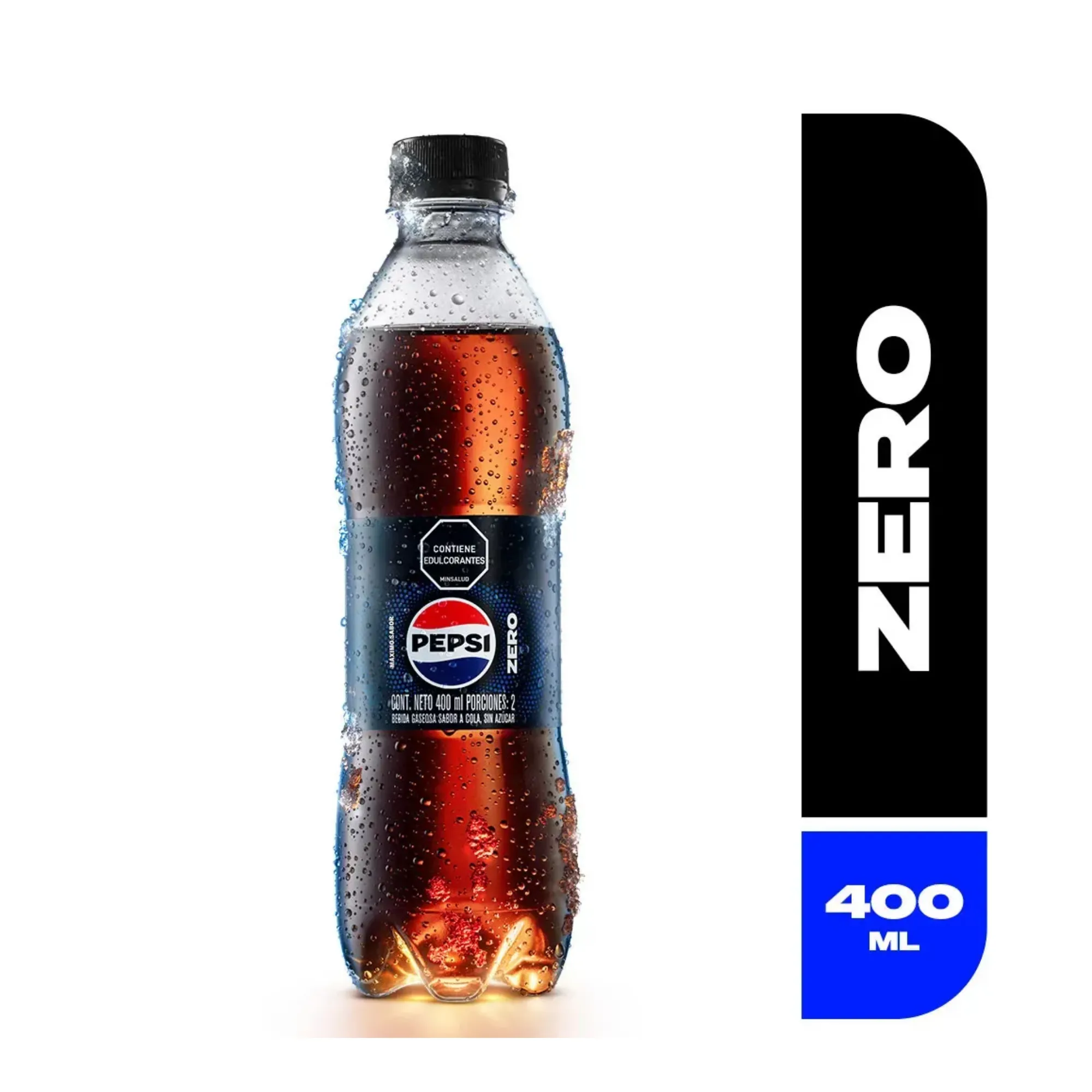 GASEOSA PEPSI CERO AZUCAR X 400 ML - Supermercados La 80 | Compra online
