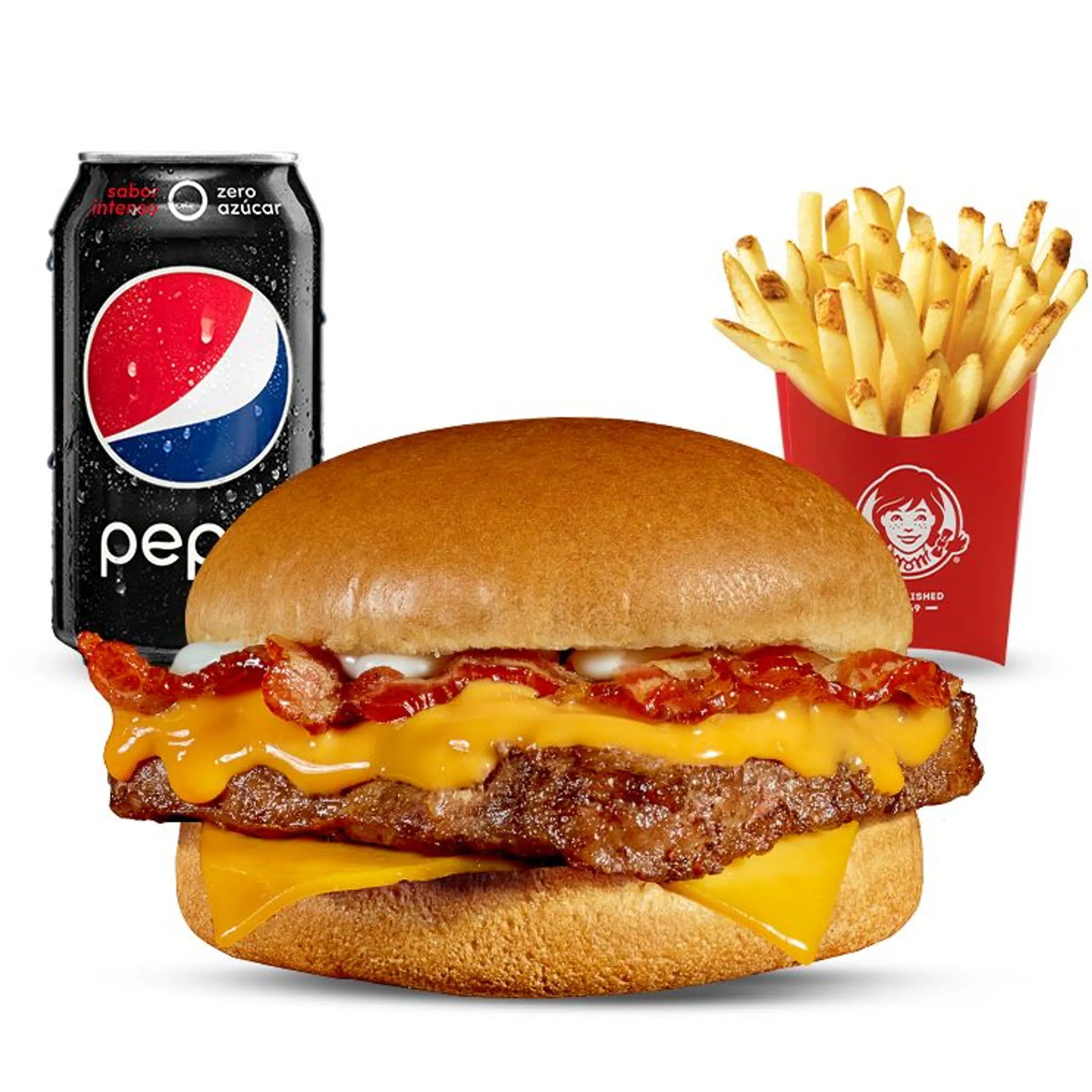 Combo Bacon Cheddar Simple - Wendy's Chile - Calidad es Nuestra Receta
