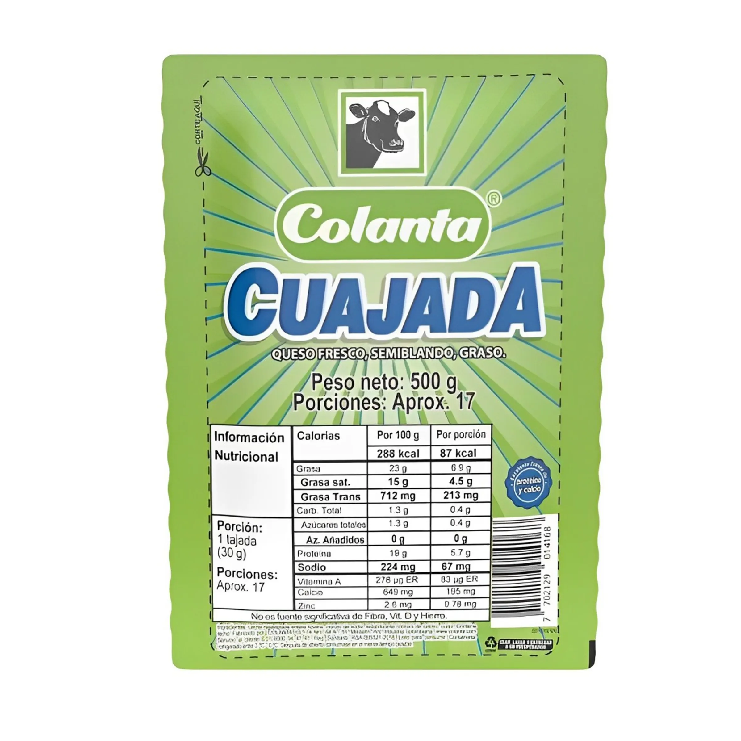 Cuajada colanta x 500 grs - Supermercados La 80 | Compra online