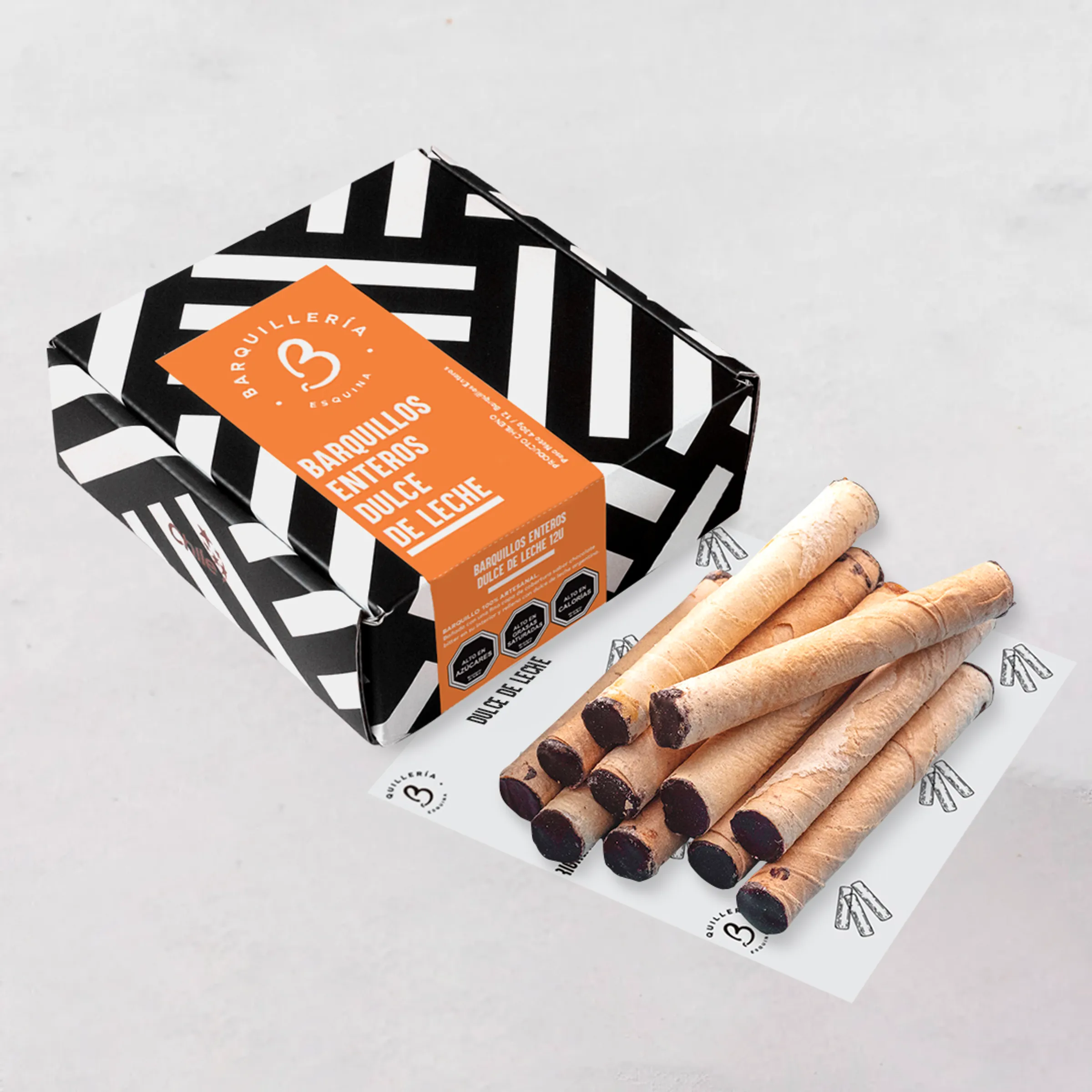 Barquillos Dulce de Leche Caja de 12u - Barquillería Esquina. Lo rico ...