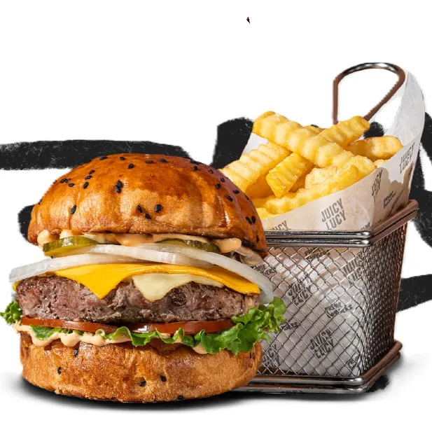 Cheese and fries - Juicy Lucy | Prime Burgers