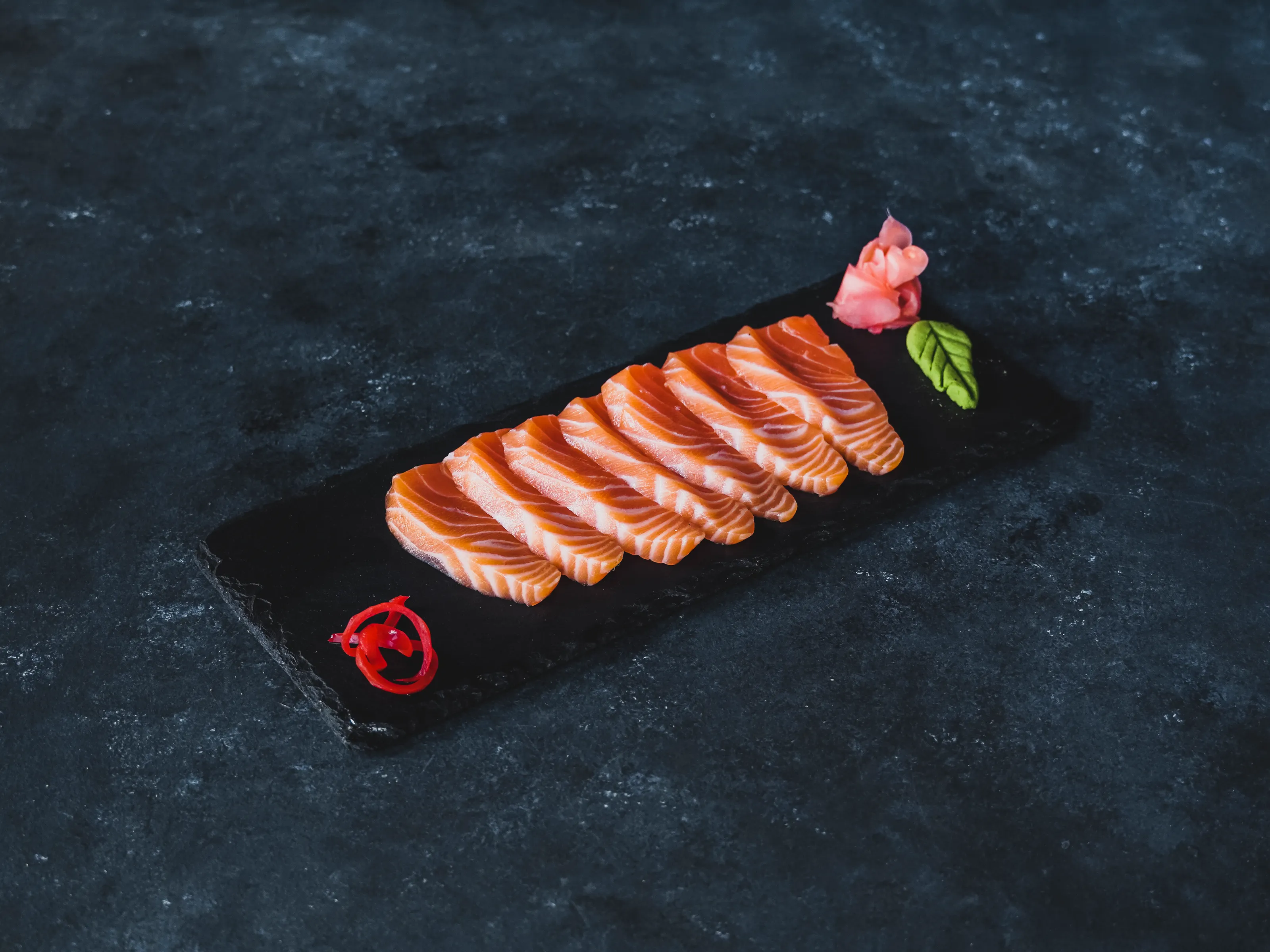 Sashimi de Salmón - Kento Sushi - Kento a la Segura