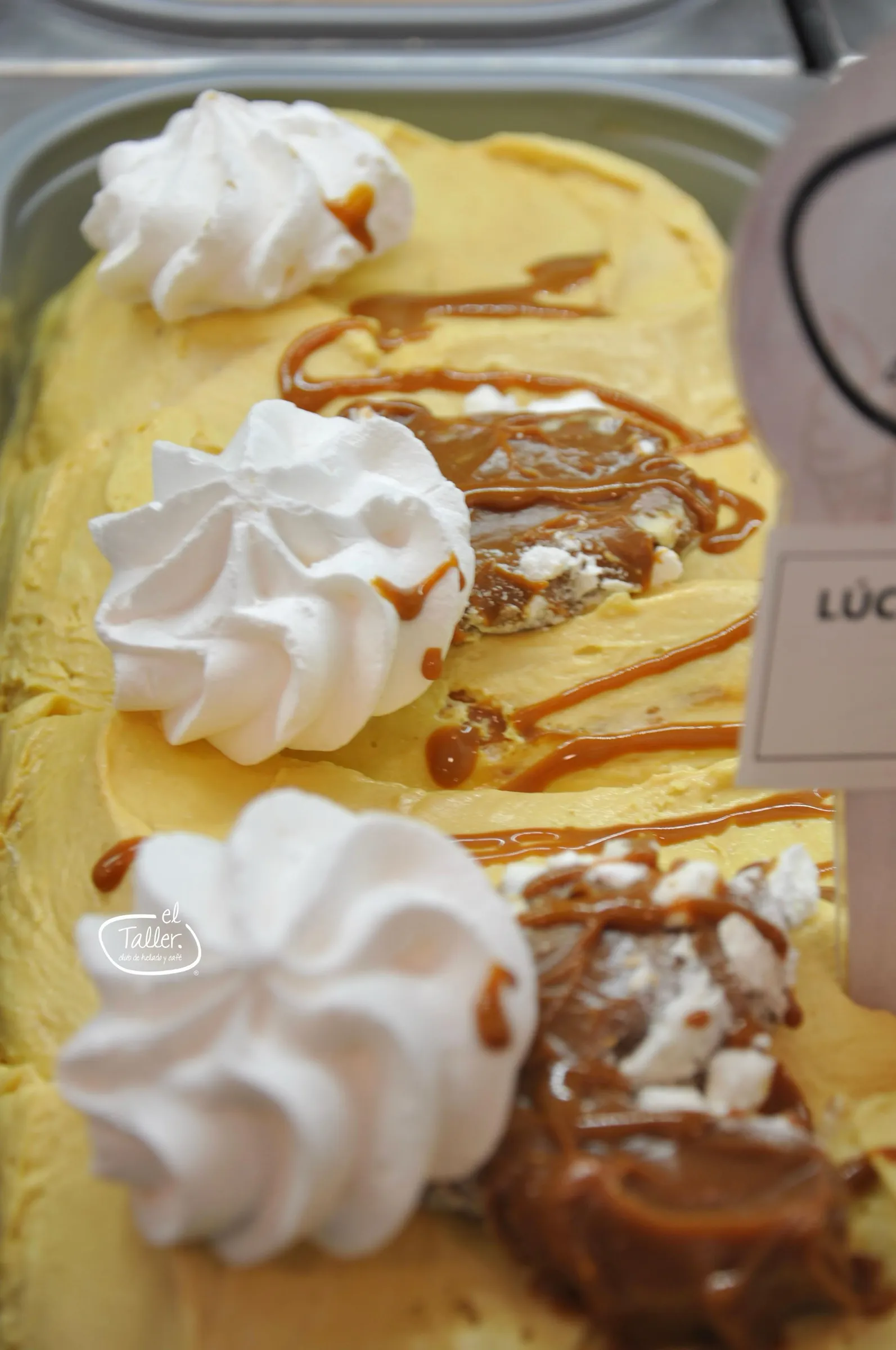 Lúcuma Merengue Manjar 550 ml - El Taller - Club de Helado y Café