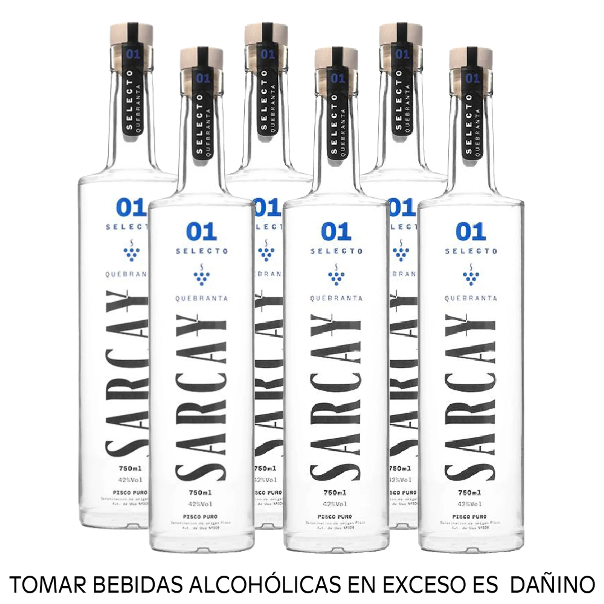 Pisco Sarcay Selecto Puro Quebranta 750 ml x 06 und - Tambo | Bar ...