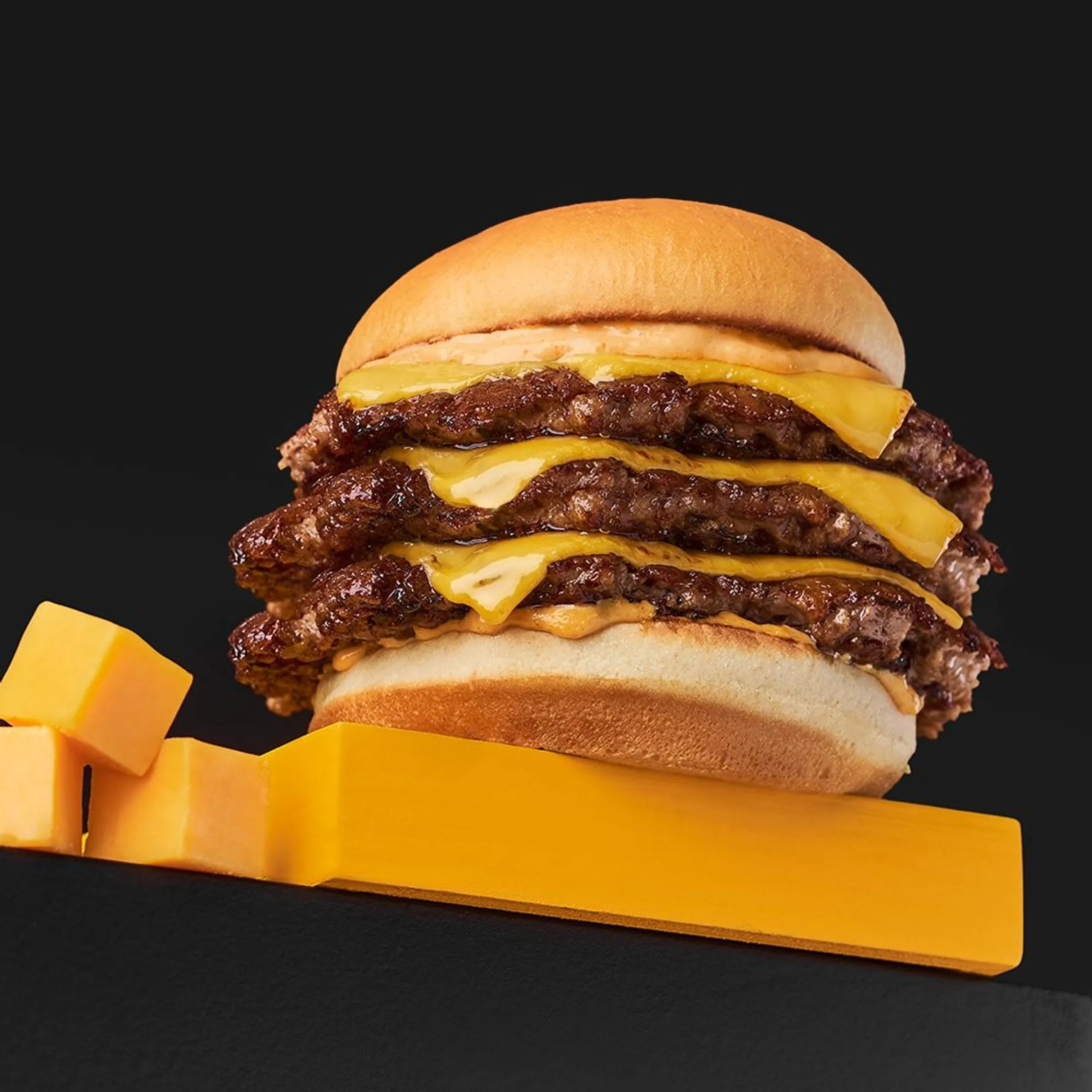 Just Cheese Burger Triple - Just Burger | Solo una hamburguesa, hasta ...