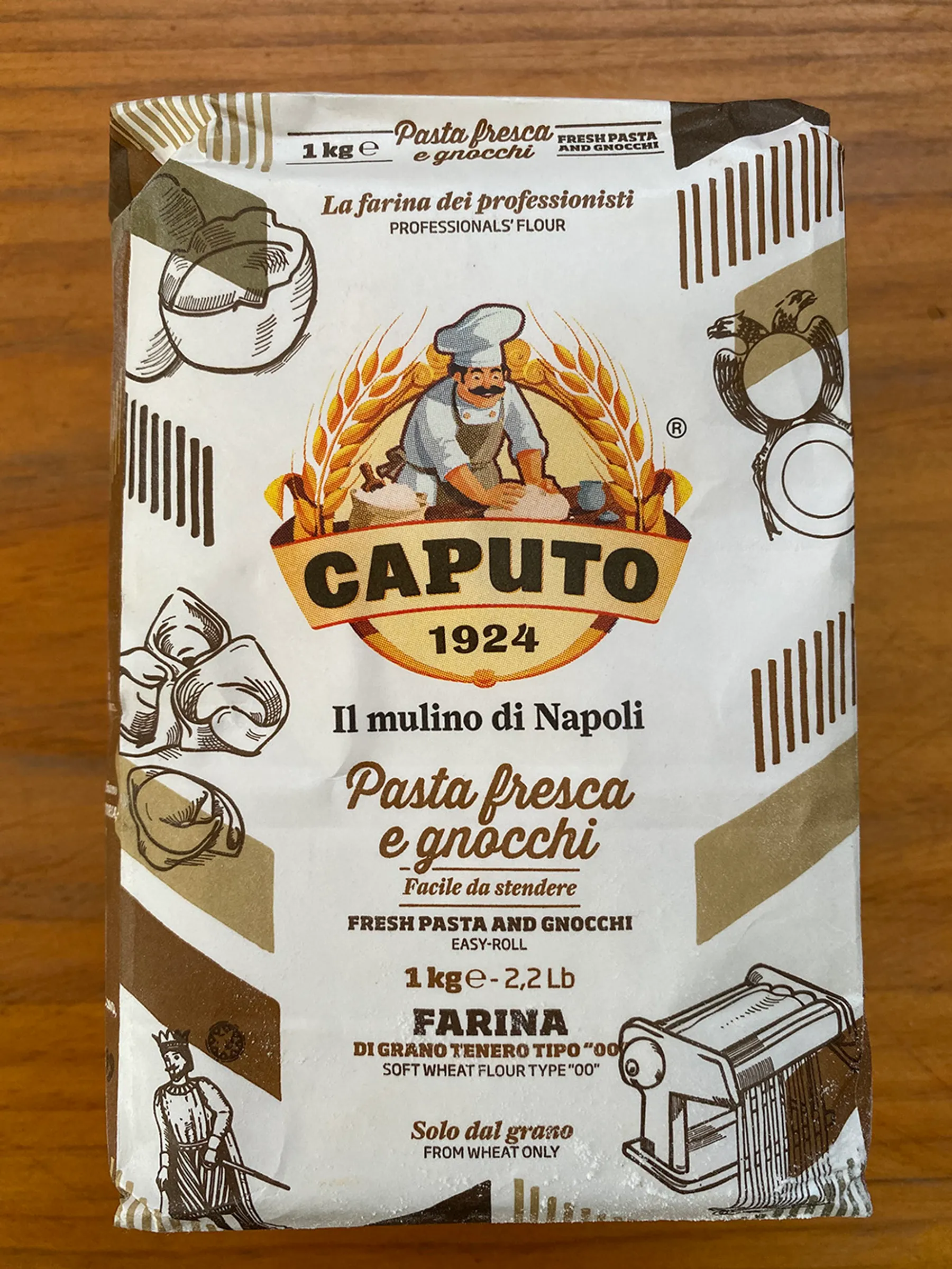 Harina 00 Pasta Fresca y Gnocchi Caputo 1KG - ST Giovanni's - Pizzería ...