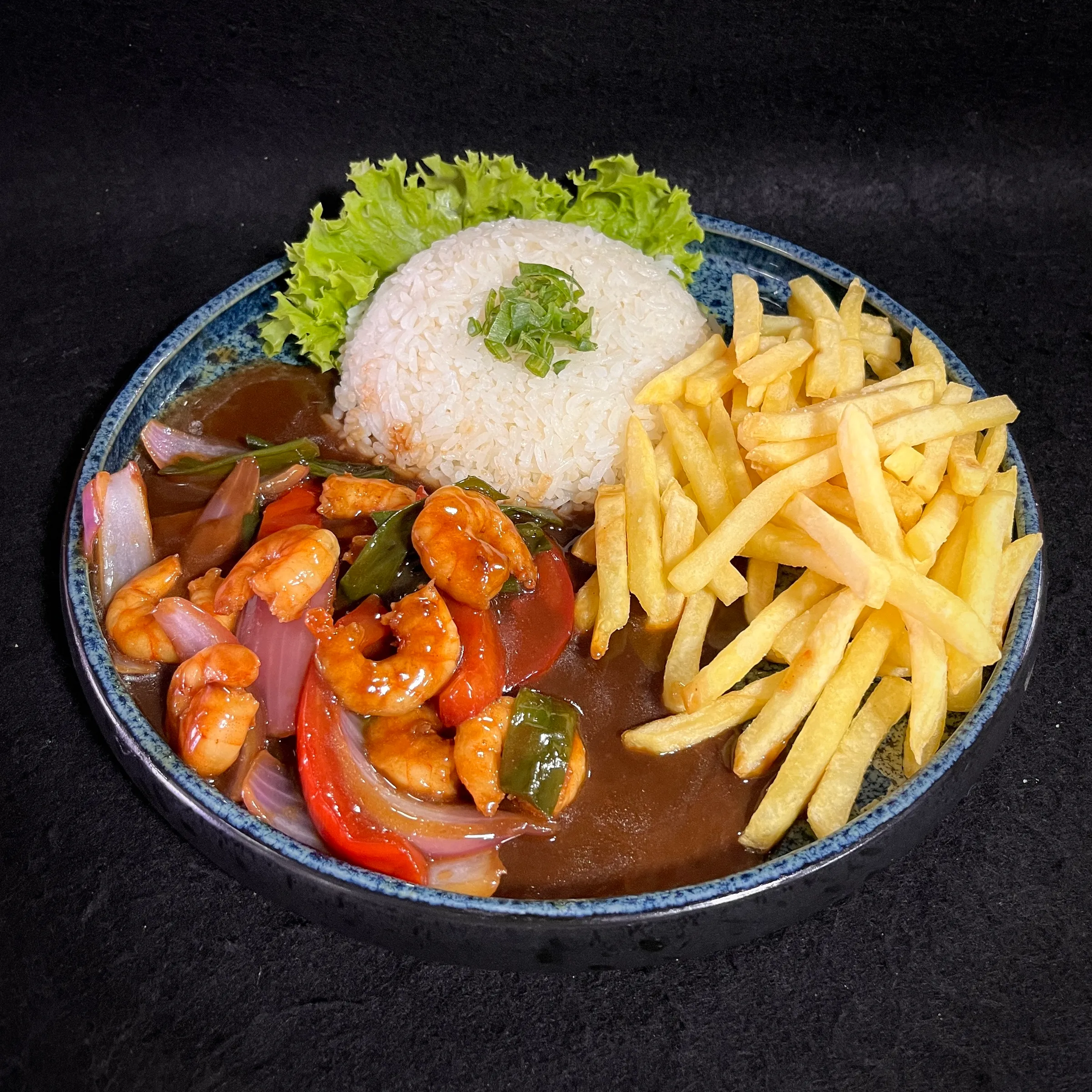 Camarón Saltado - Las Vegas Sushi | Restaurante Fusión Nikkei