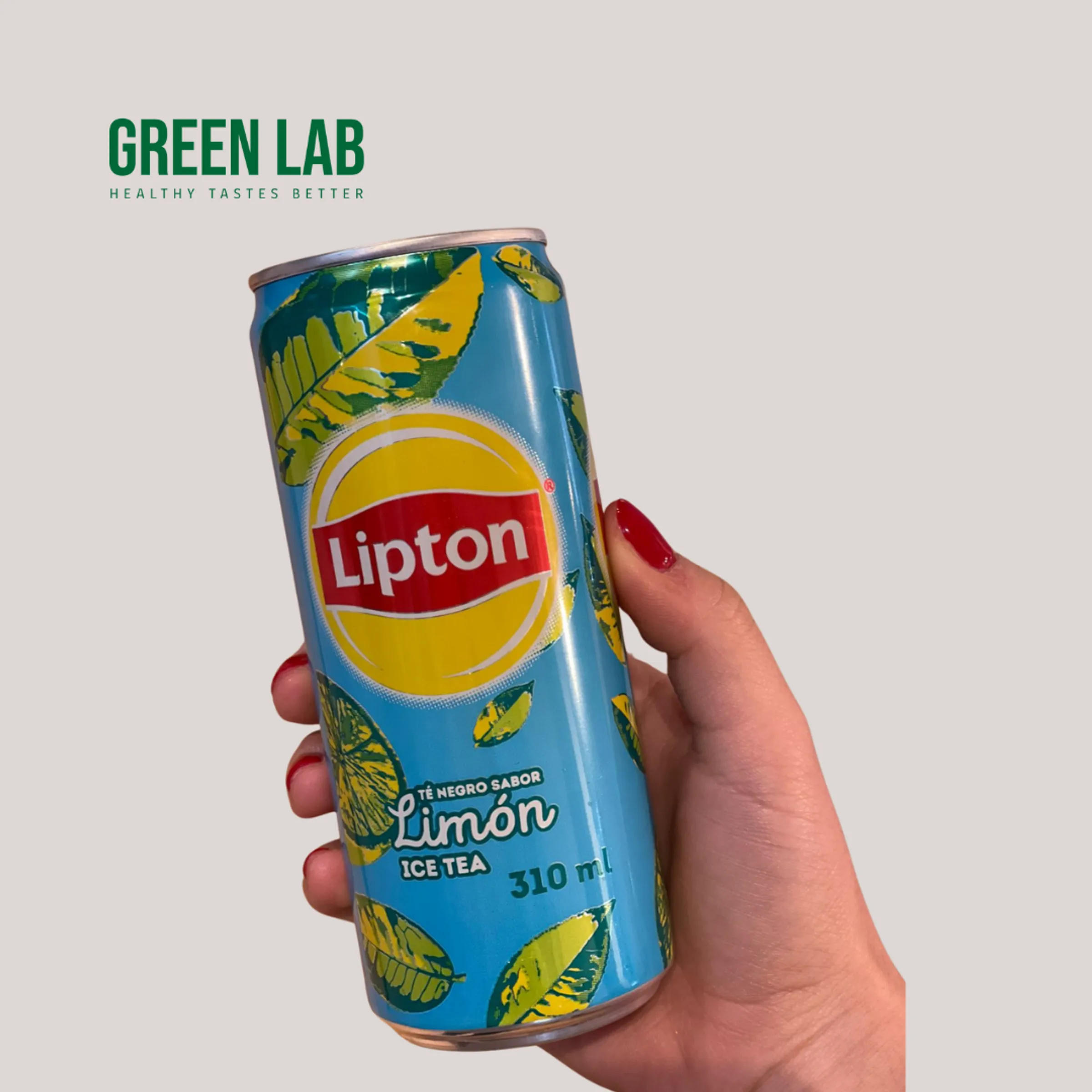 Ice tea lata limón - Green Lab | Restaurante