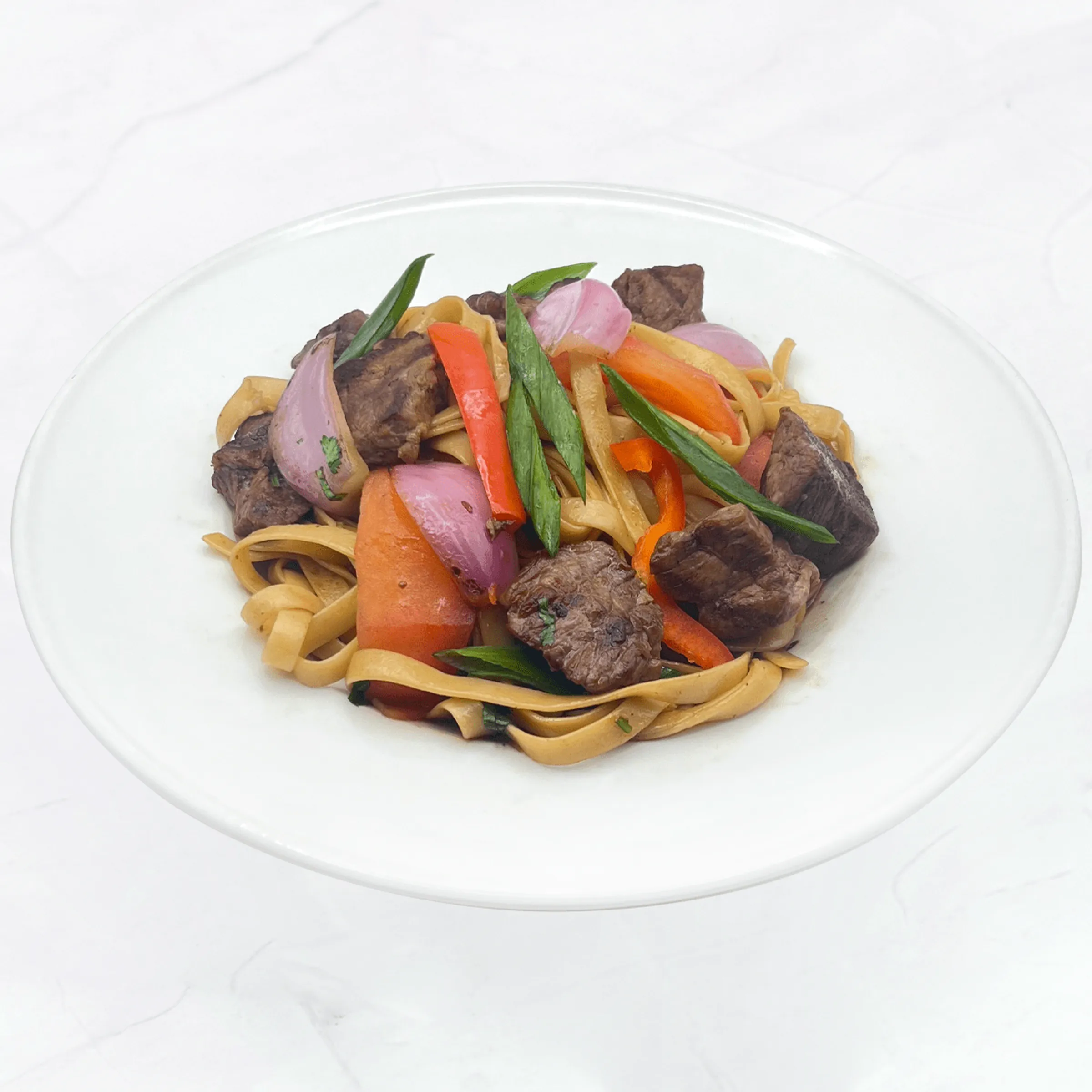 Fettuccine Saltado Filete Vacuno - Inagi - Comida peruana y sushi ...