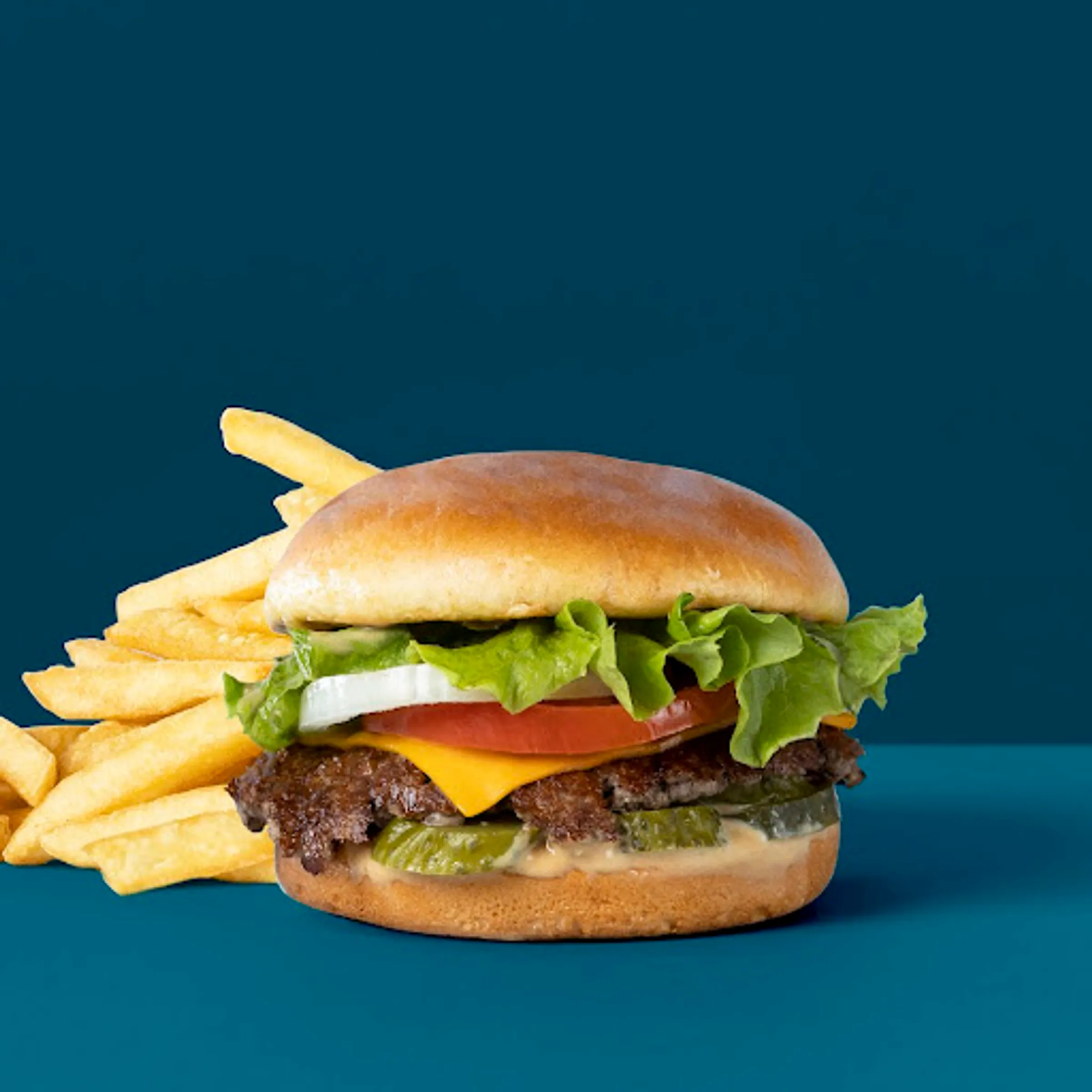 Combo Sunset Burger - Bayside - Burgers n' Shakes #BaysideTakesSantiago