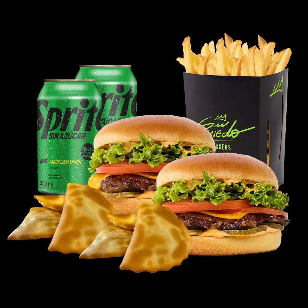 Combo box 2 SM - Just Burger | Solo una hamburguesa, hasta que la ...