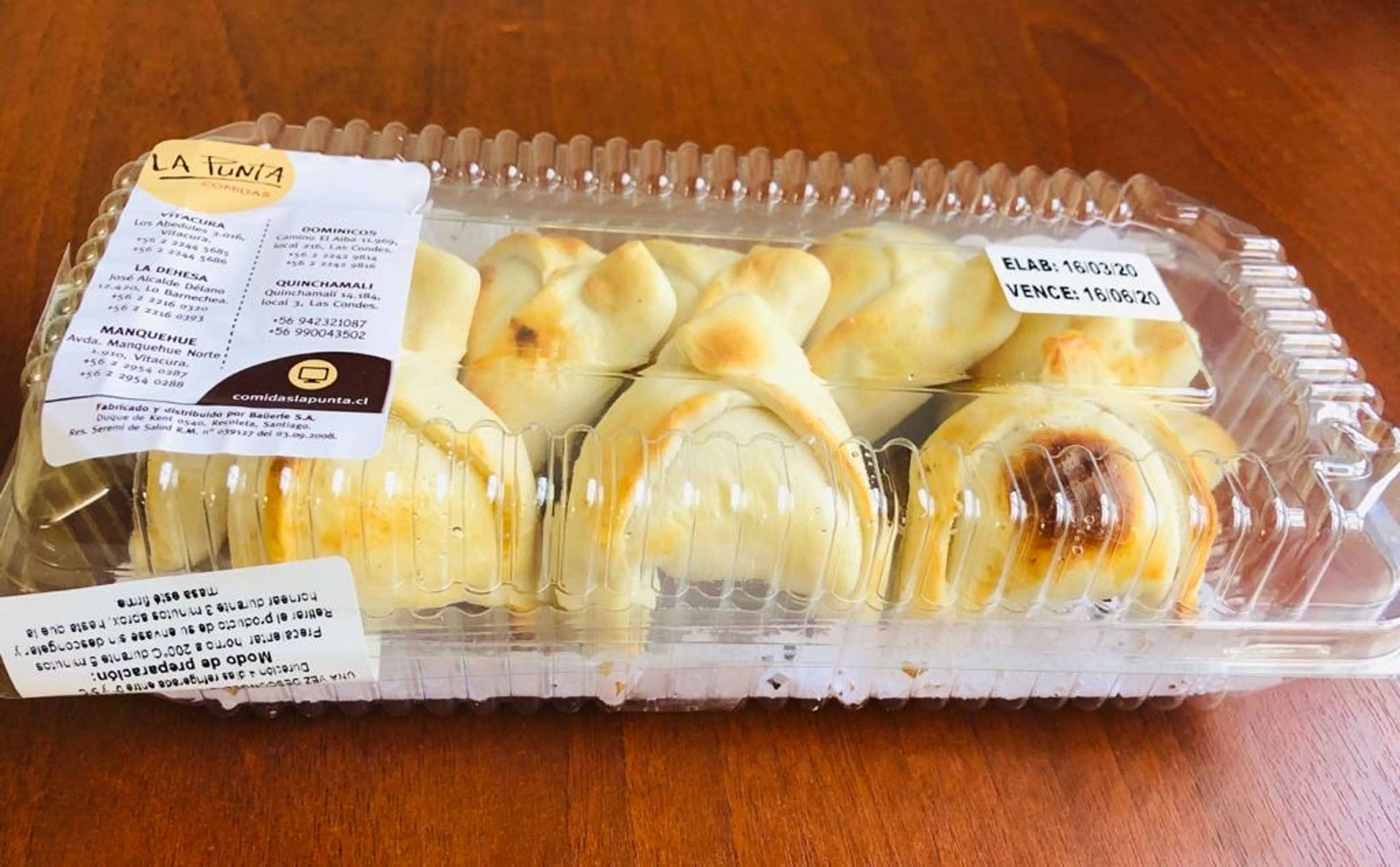 Empanadas camarón queso cocktail (10 unidades) CONGELADAS - El secreto ...