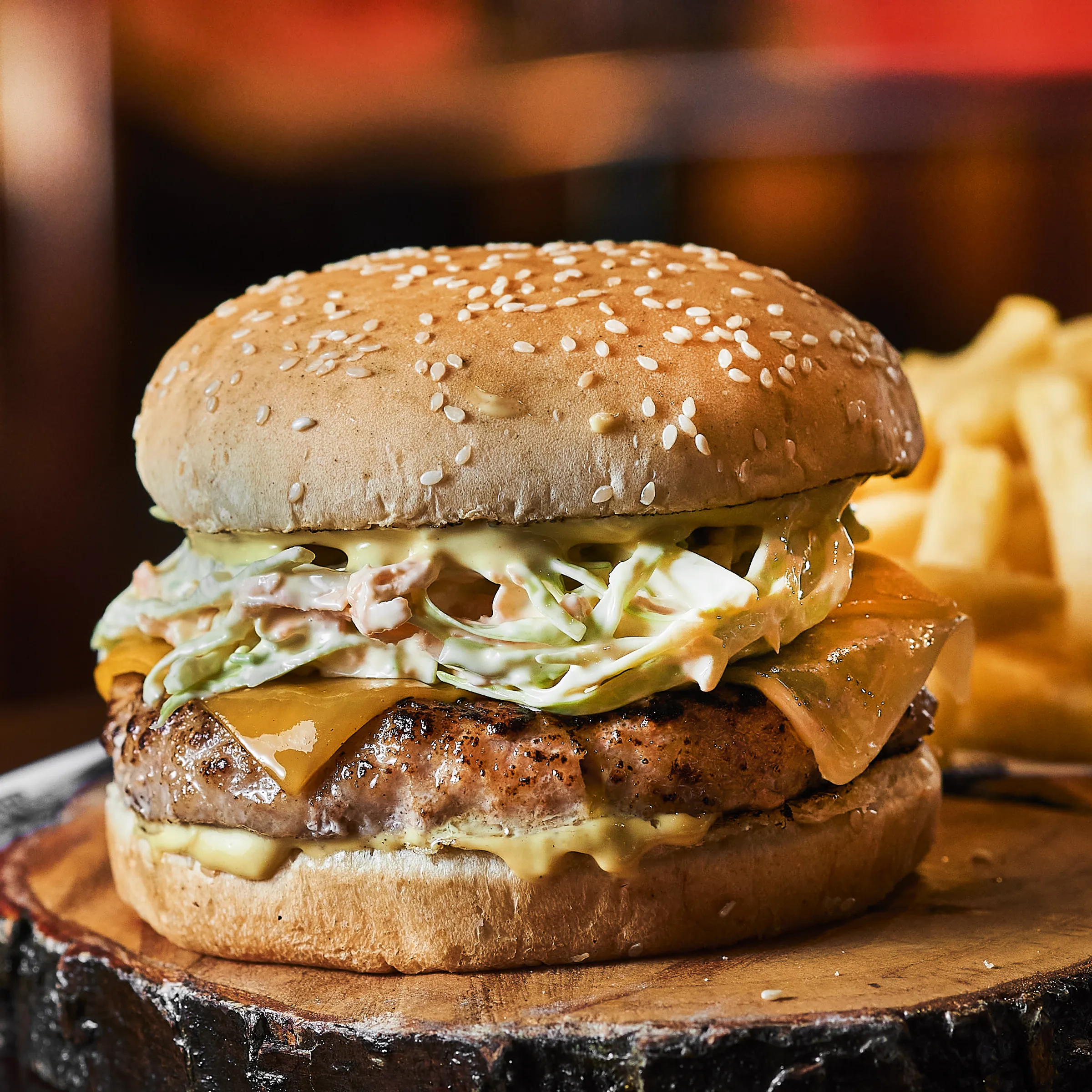 Pork Burger - Sports Planet Bar Restaurante