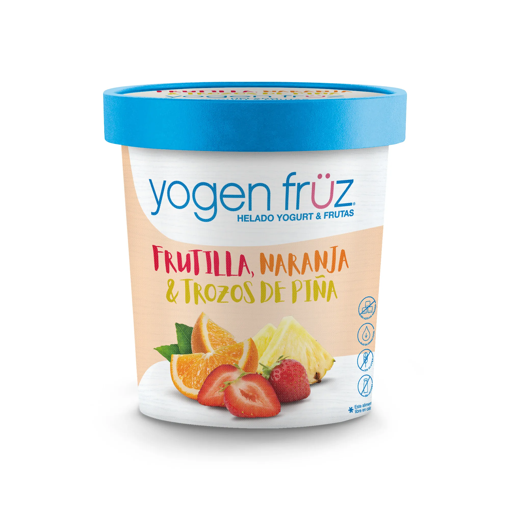 Pote Frutilla, Naranja con trozos de piña - yogen früz | La mejor ...