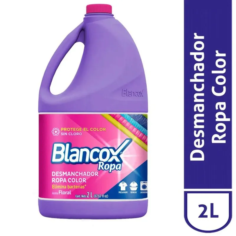 DESMANCHADOR BLANCOX FLORAL 2000ML ROPA COLOR - Supermercados La 80 ...